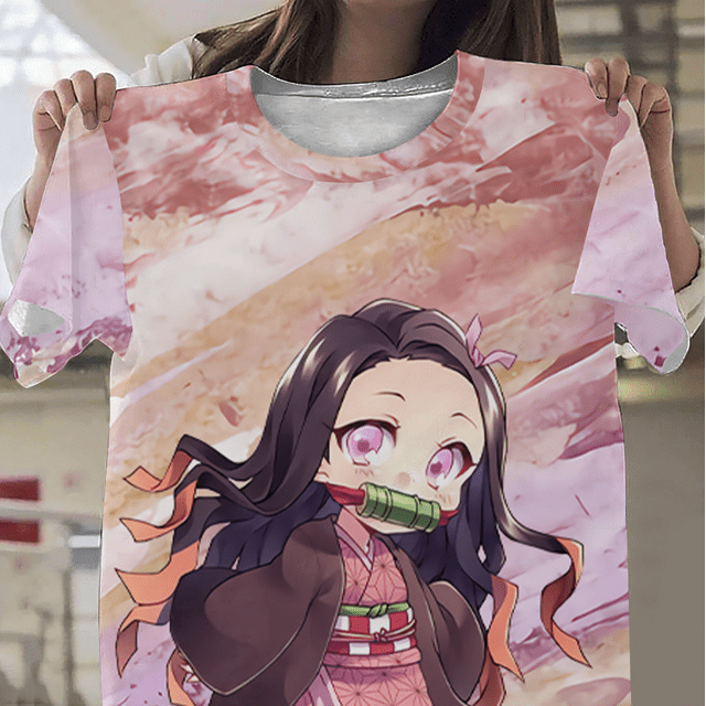 Demon Slayer Summer Tops Funny Short Sleeve Demon Slayer Tshirts ...