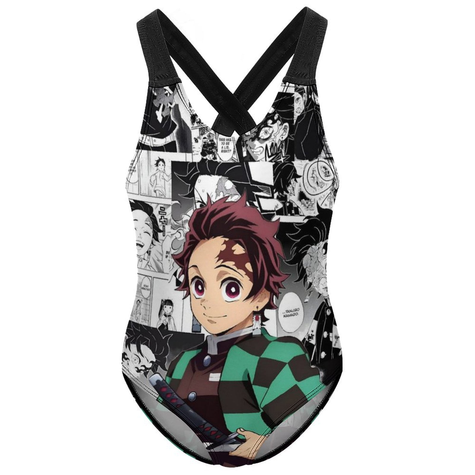 Demon Slayer Swimwear Kids' One-Piece Swimsuit Quick-Dry Cute Printed ...
