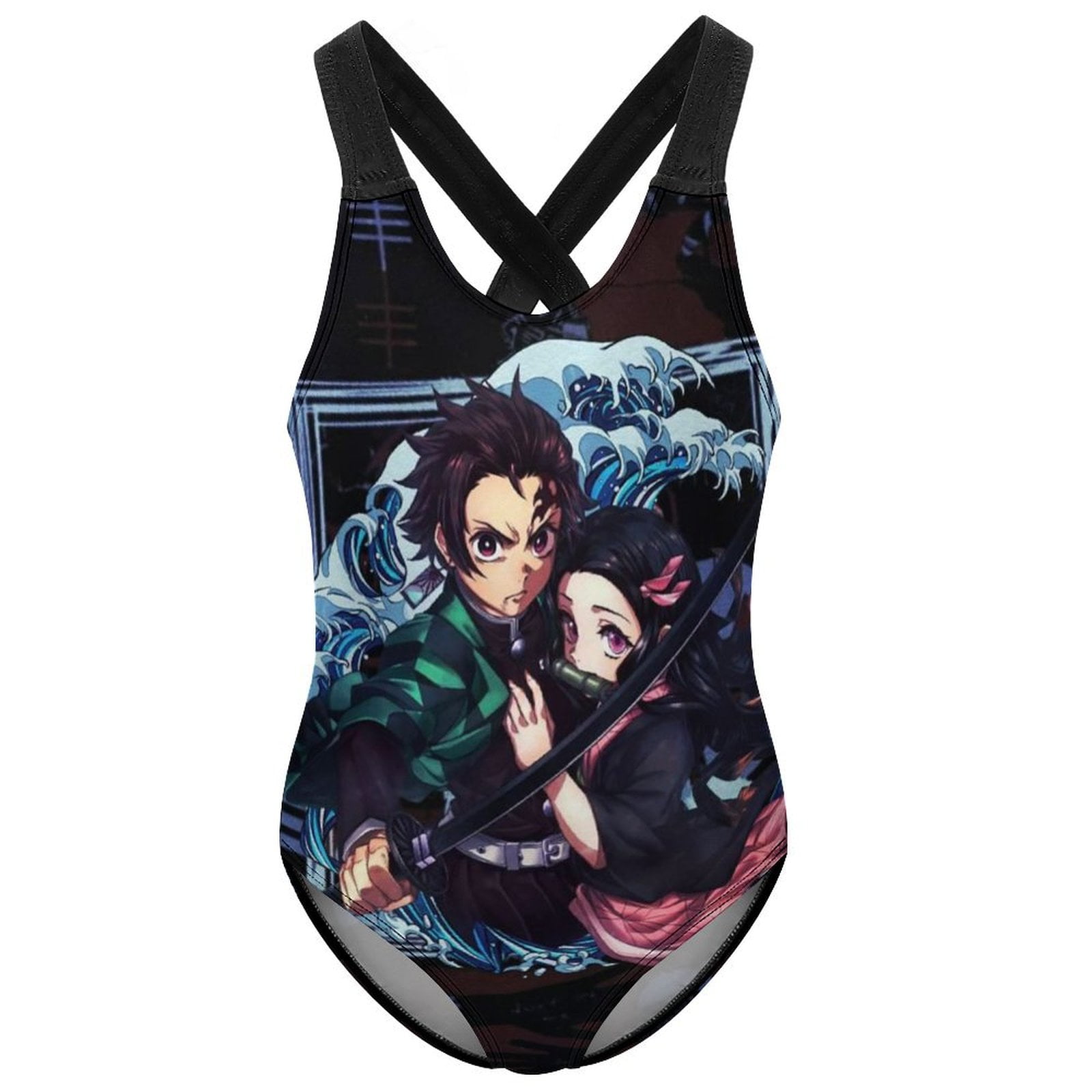 Demon Slayer Swimwear Kids' One-Piece Swimsuit Quick-Dry Cute Printed ...