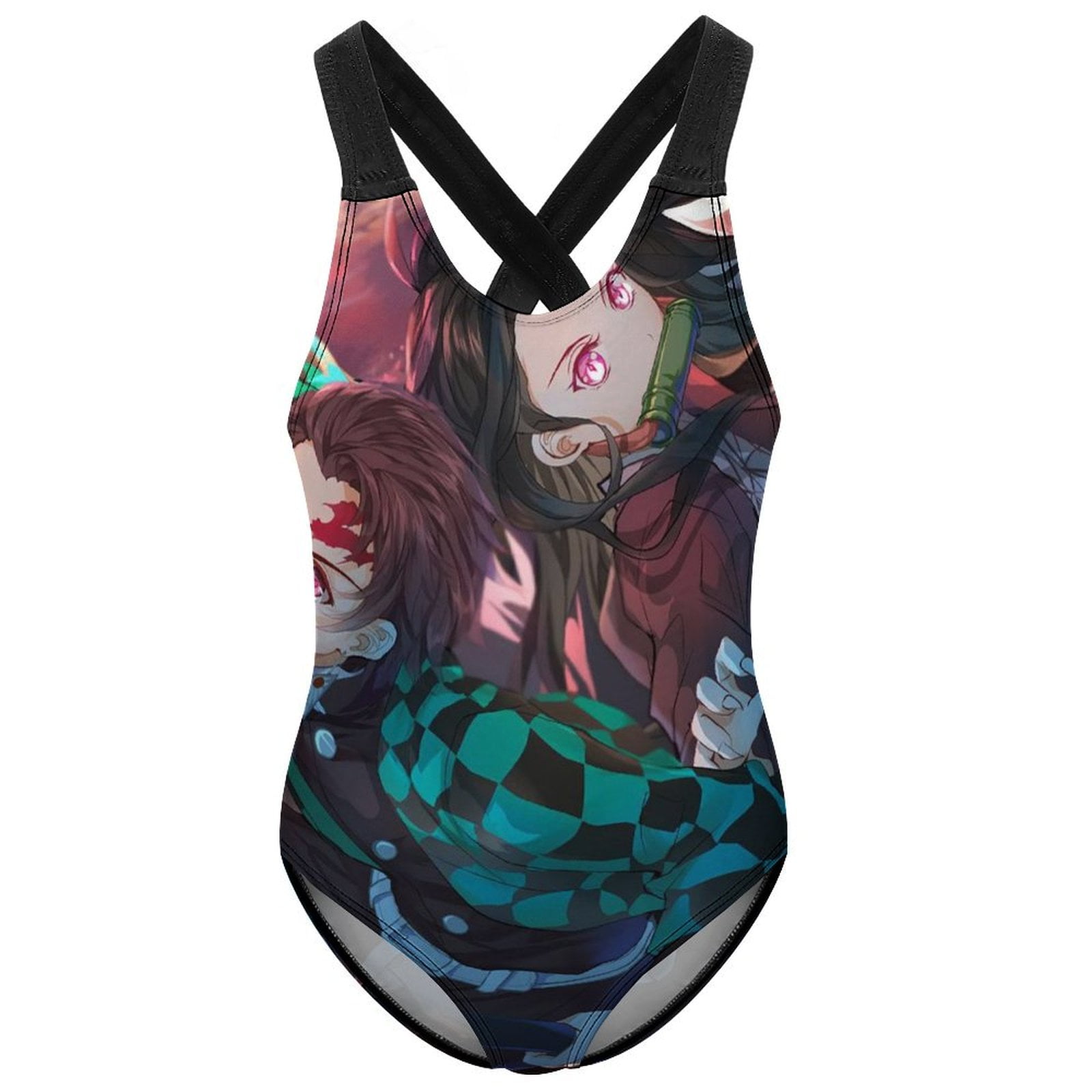 Demon Slayer Swimwear Kids' One-Piece Swimsuit Quick-Dry Cute Printed ...