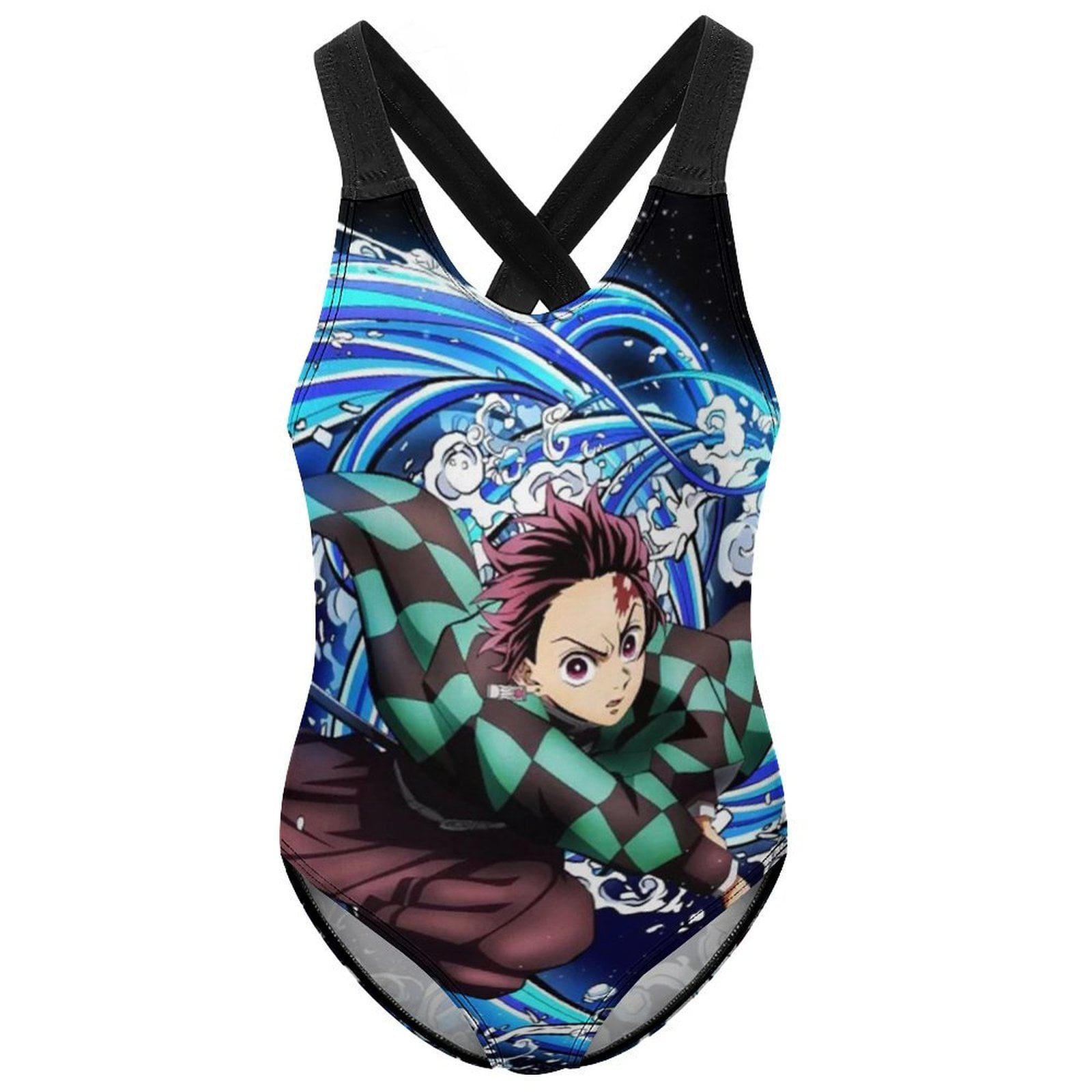 Demon Slayer Swimwear Kids' One-Piece Swimsuit Quick-Dry Cute Printed ...