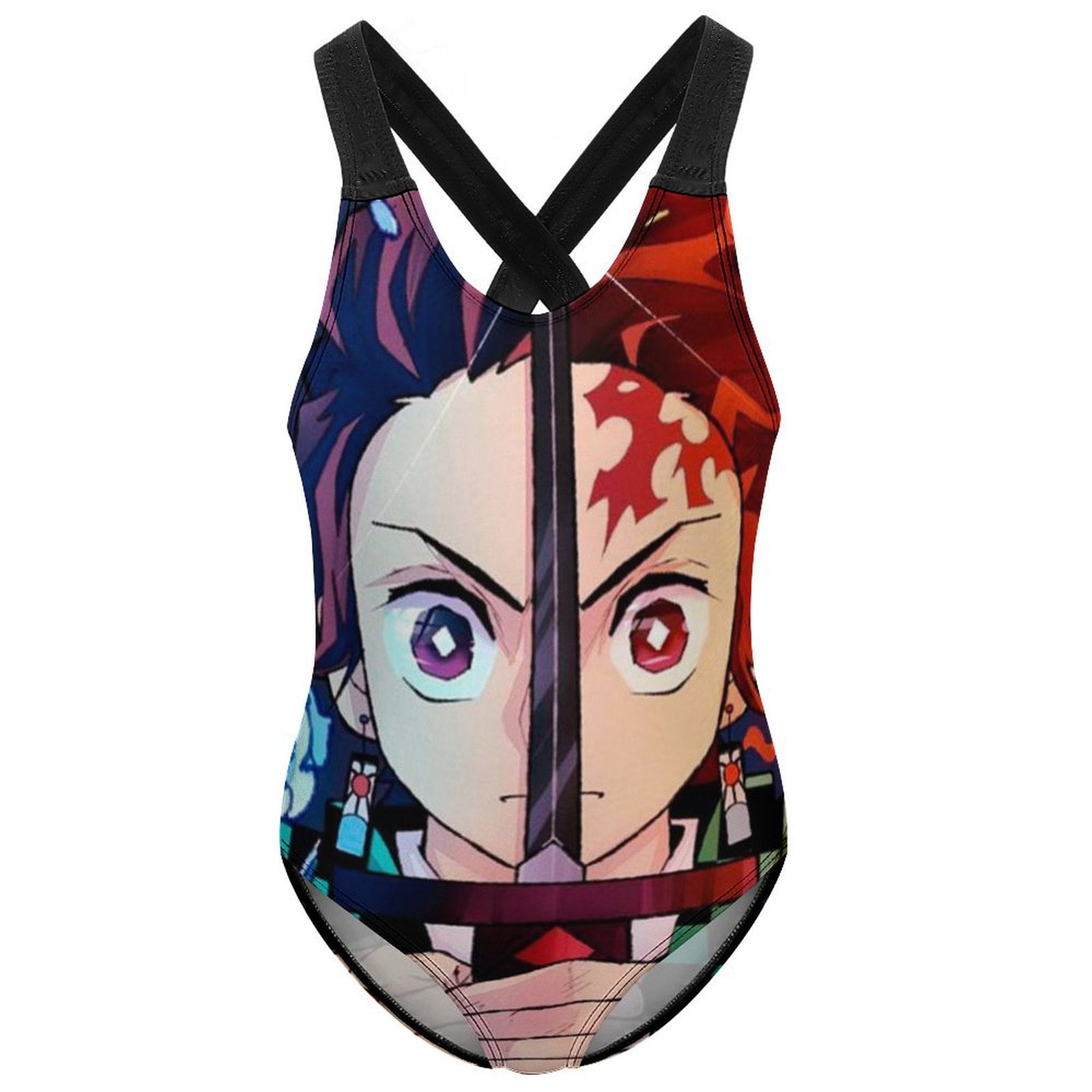 Demon Slayer Swimwear Kids' One-Piece Swimsuit Quick-Dry Cute Printed ...