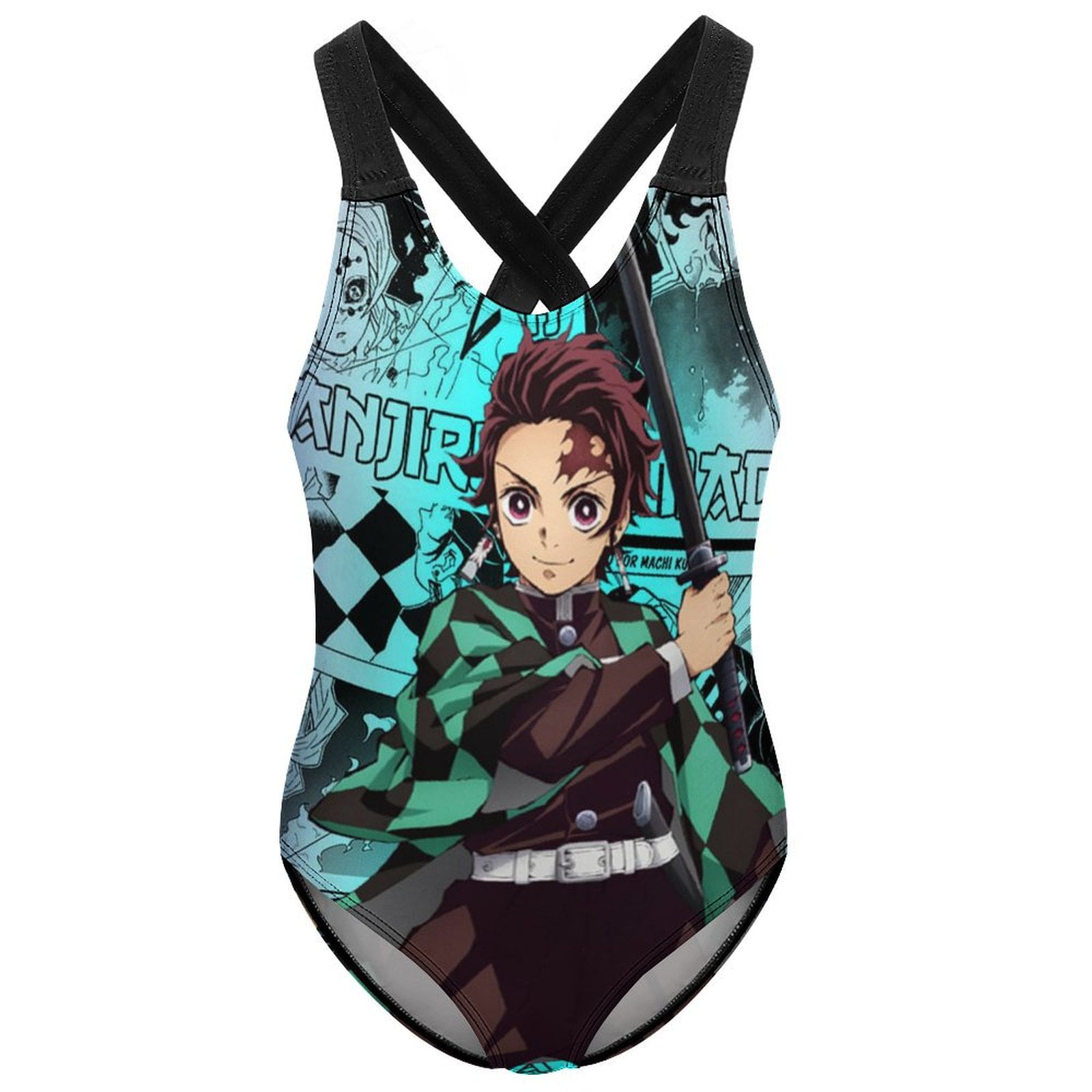 Demon Slayer Swimwear Kids' One-Piece Swimsuit Quick-Dry Cute Printed ...