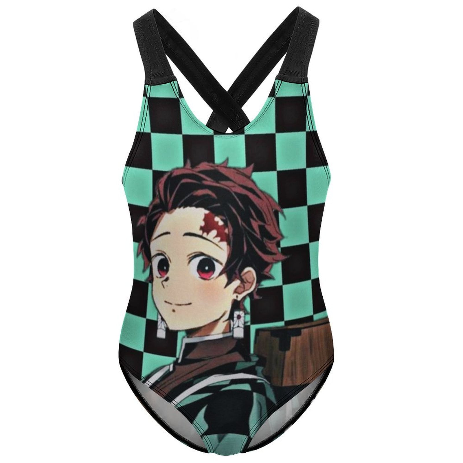 Demon Slayer Swimwear Kids' One-Piece Swimsuit Quick-Dry Cute Printed ...