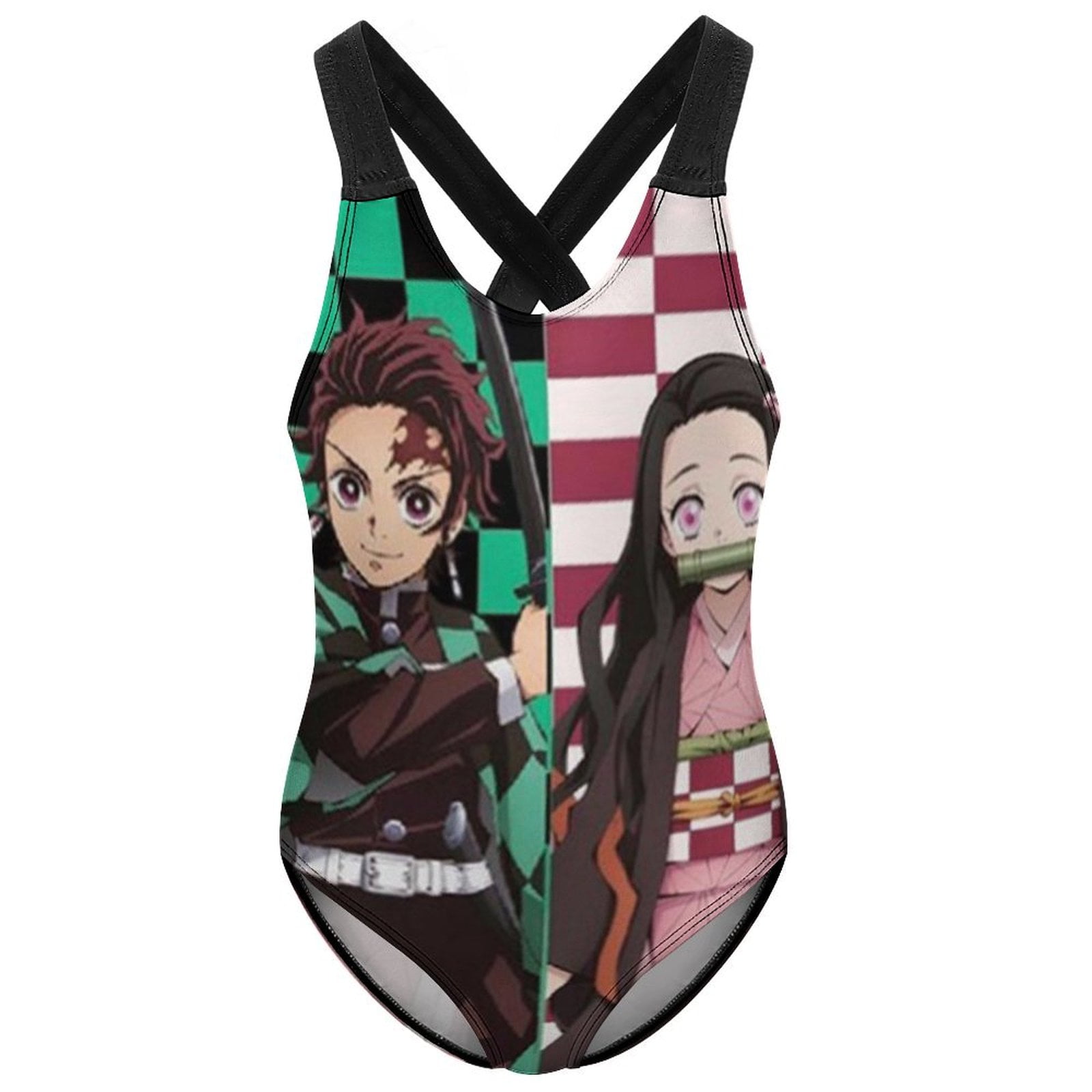 Demon Slayer Swimwear Kids' One-Piece Swimsuit Quick-Dry Cute Printed ...