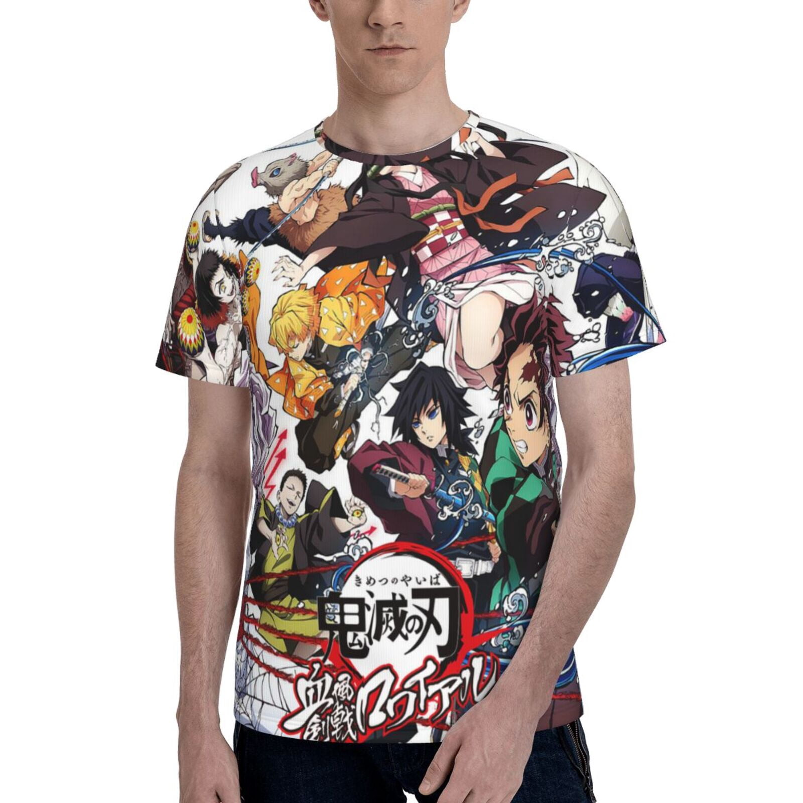 Demon Slayer T-Shirts 3d Printed Short Sleeve Tee Shirt For Men ...