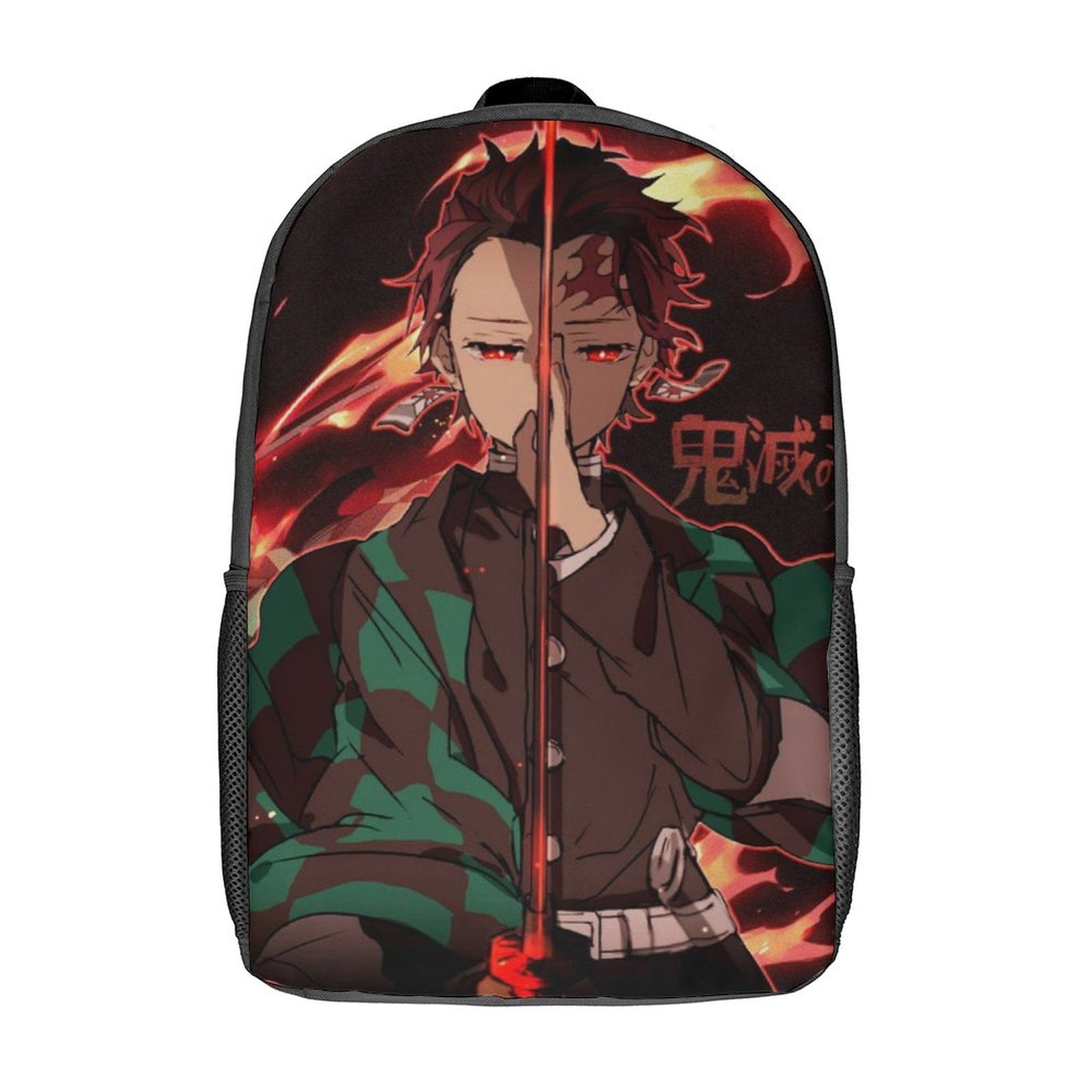 Demon Slayer Tanjiro Backpacks Basic Shoulder Daypack Bookbag Satchel ...