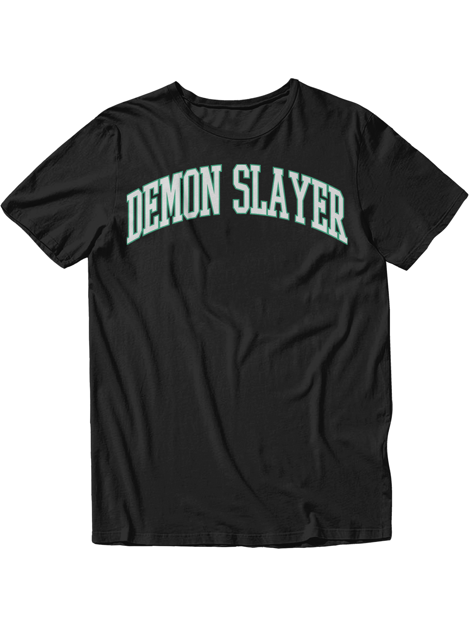 Demon Slayer Tanjiro Big Logo Graphic Crew Neck Short Sleeve Men’s T ...
