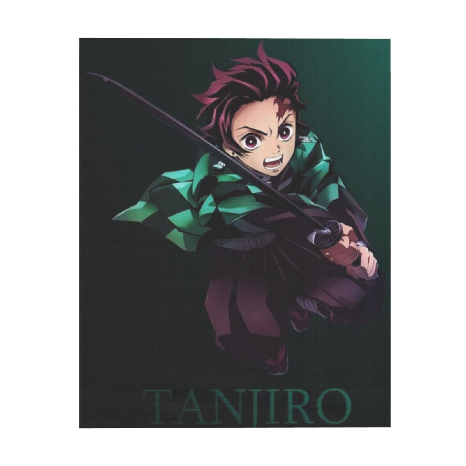 Demon Slayer Tanjiro Character Canvas Decorative Poster Art Picture ...