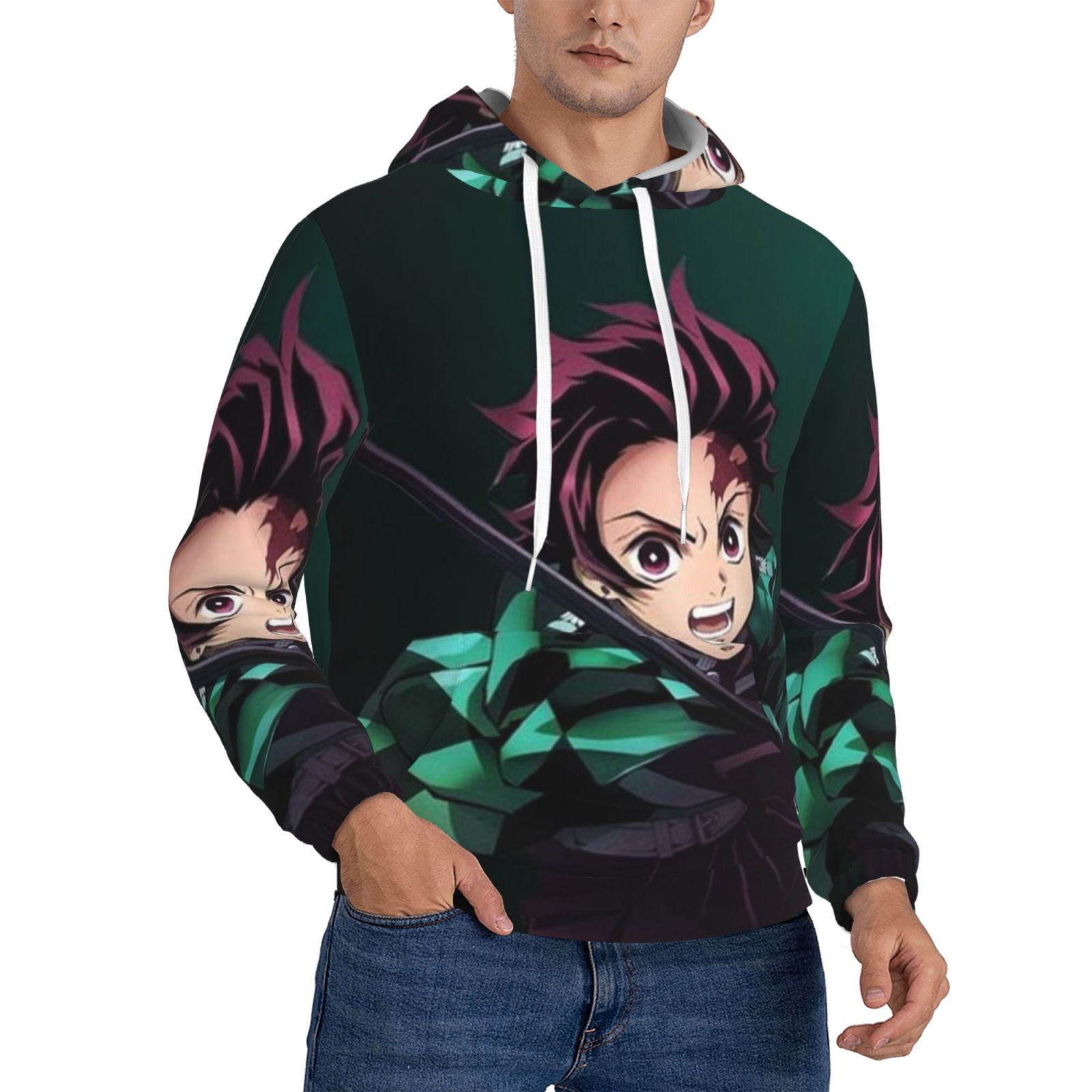 Demon Slayer Tanjiro Character Men's Sweatshirt Hoodies Hoody Novelty ...