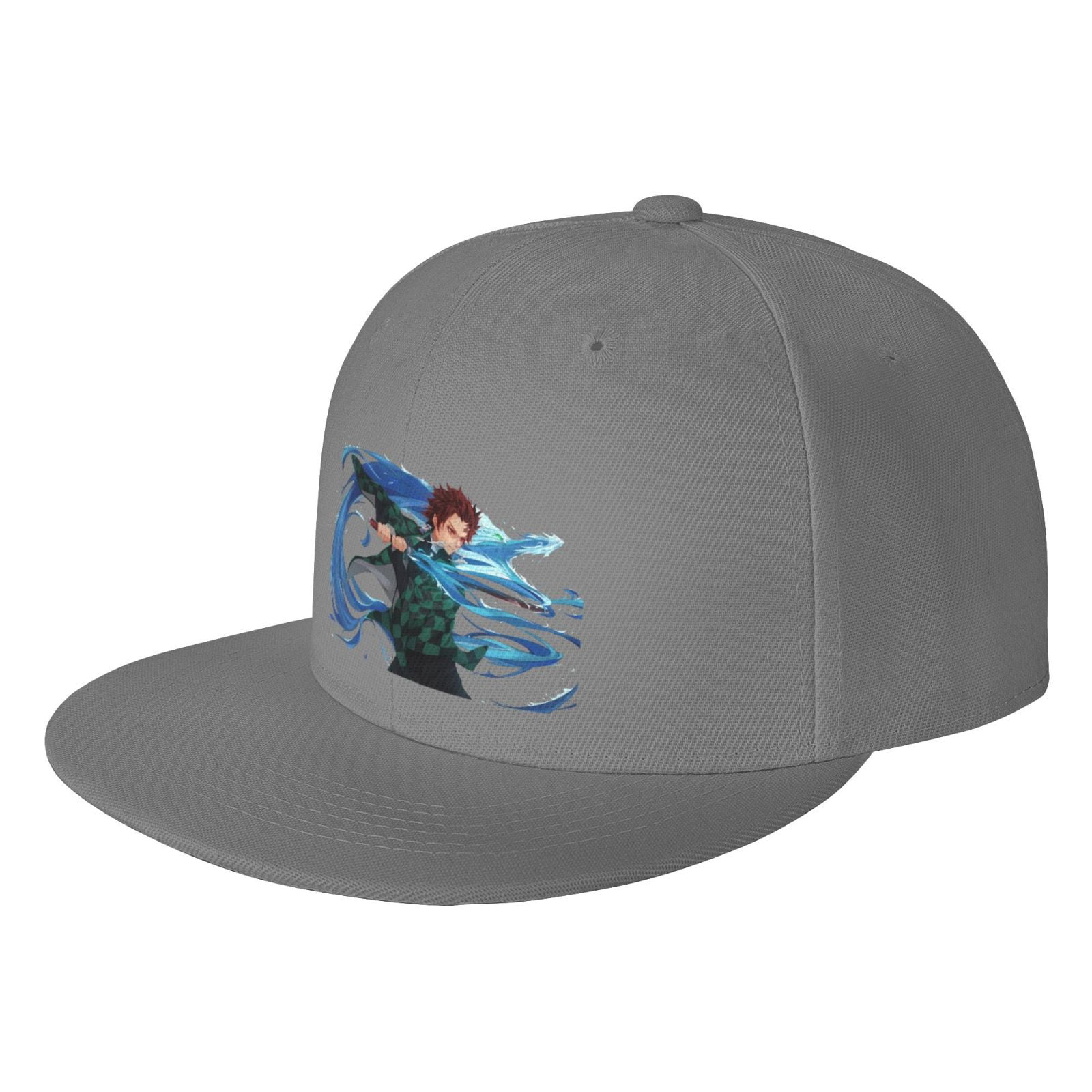 Demon Slayer Tanjiro Kamado Adult Flat Brim Hip Hop Hat Dad Hat ...