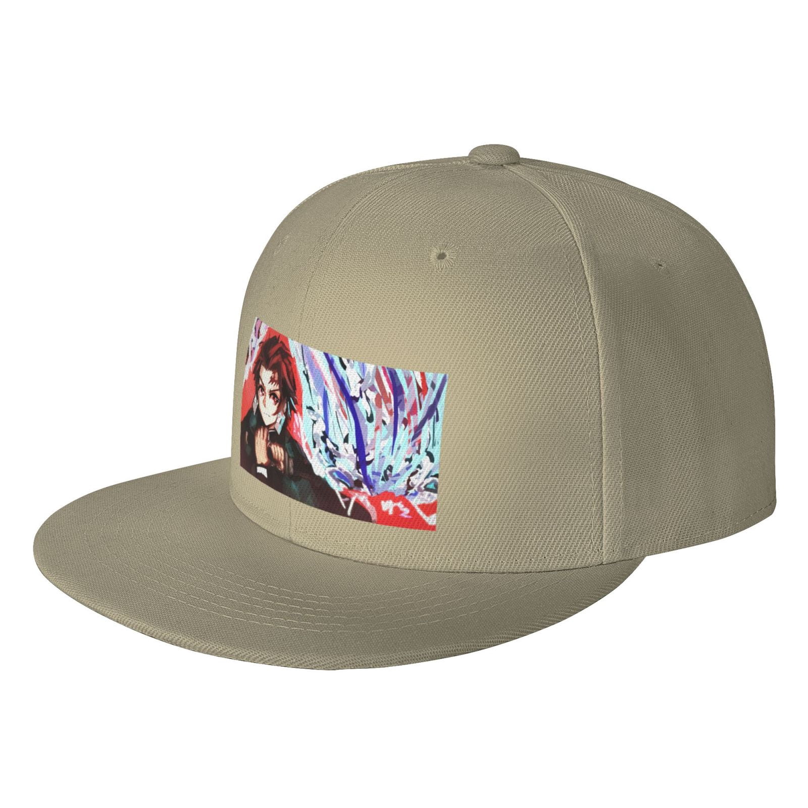 Demon Slayer Tanjiro Kamado Adult Flat Brim Hip Hop Hat Dad Hat ...