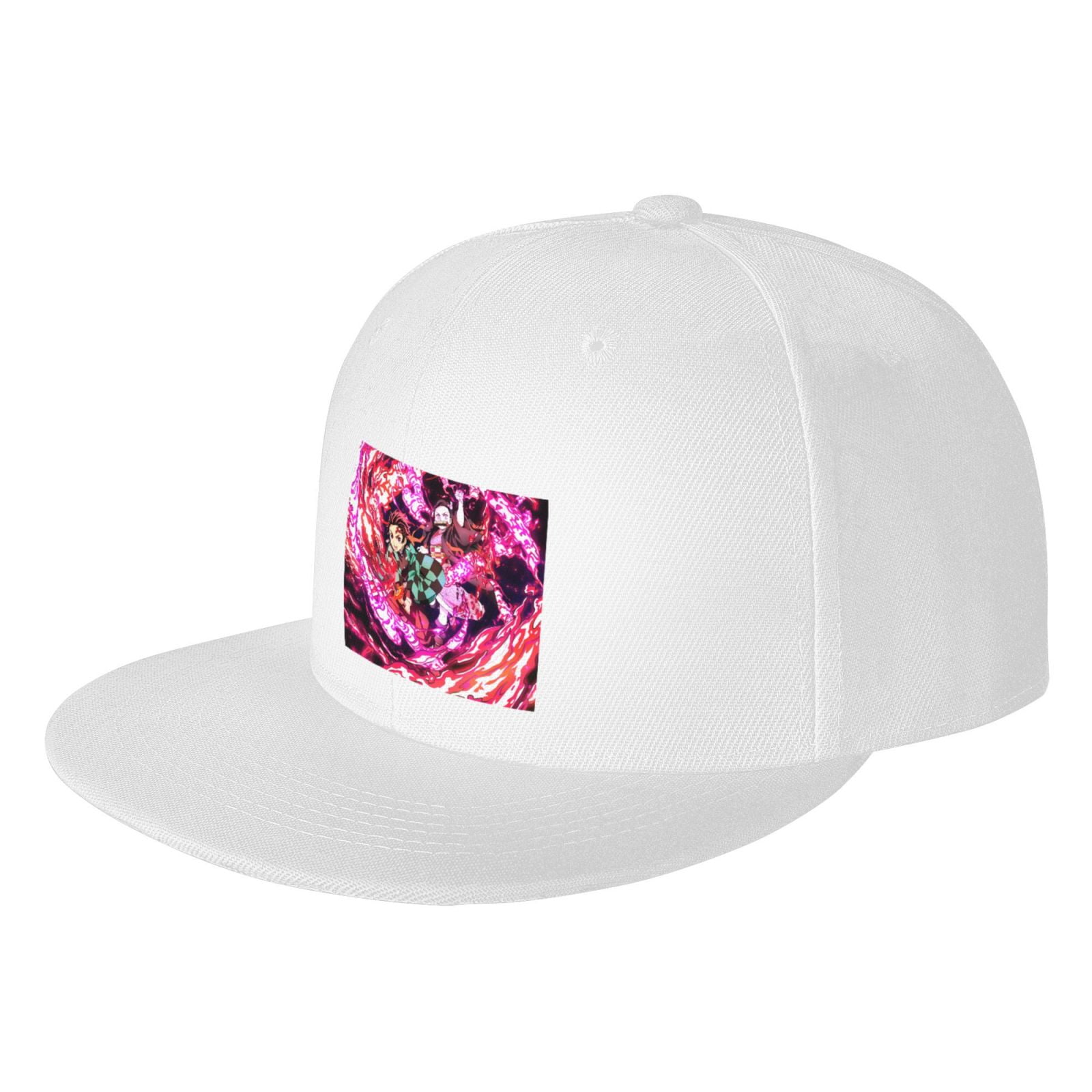 Demon Slayer Tanjiro Kamado Adult Flat Brim Hip Hop Hat Dad Hat ...