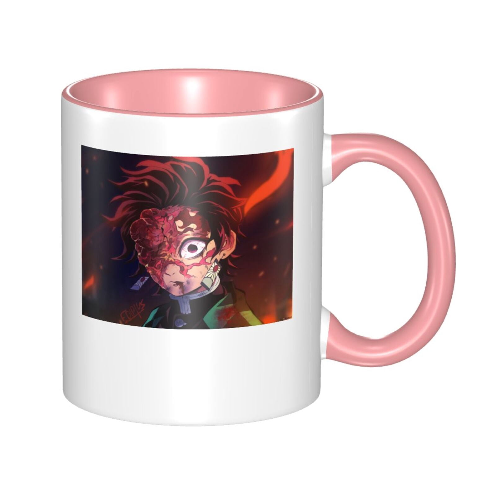 Demon Slayer Tanjiro Kamado Ceramic Magic Coffee Mug , Tea Cup 11 Oz ...