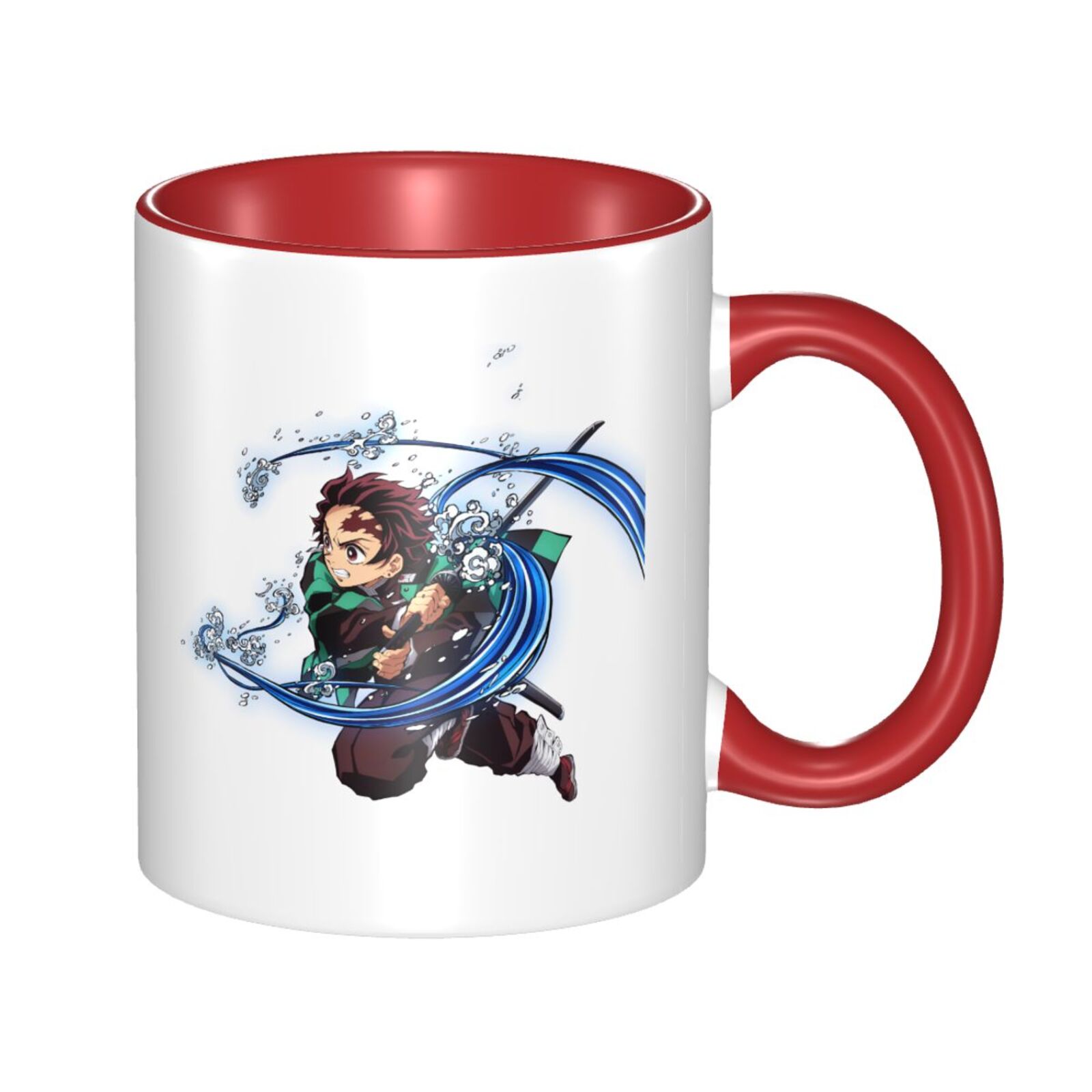 Demon Slayer Tanjiro Kamado Ceramic Magic Coffee Mug , Tea Cup 11 Oz ...