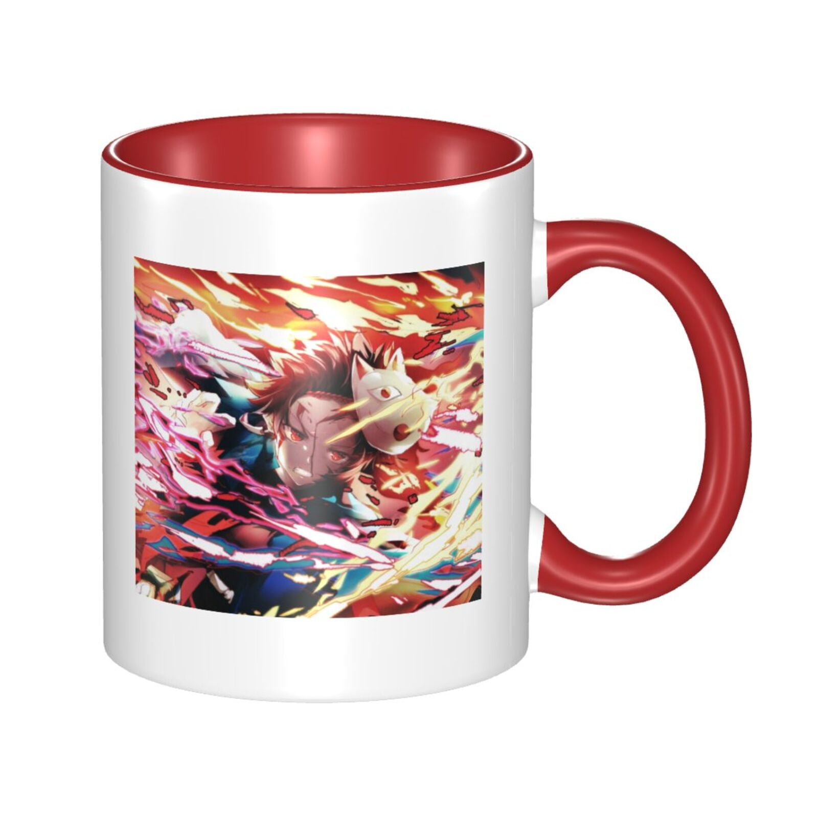 Demon Slayer Tanjiro Kamado Ceramic Magic Coffee Mug , Tea Cup 11 Oz ...