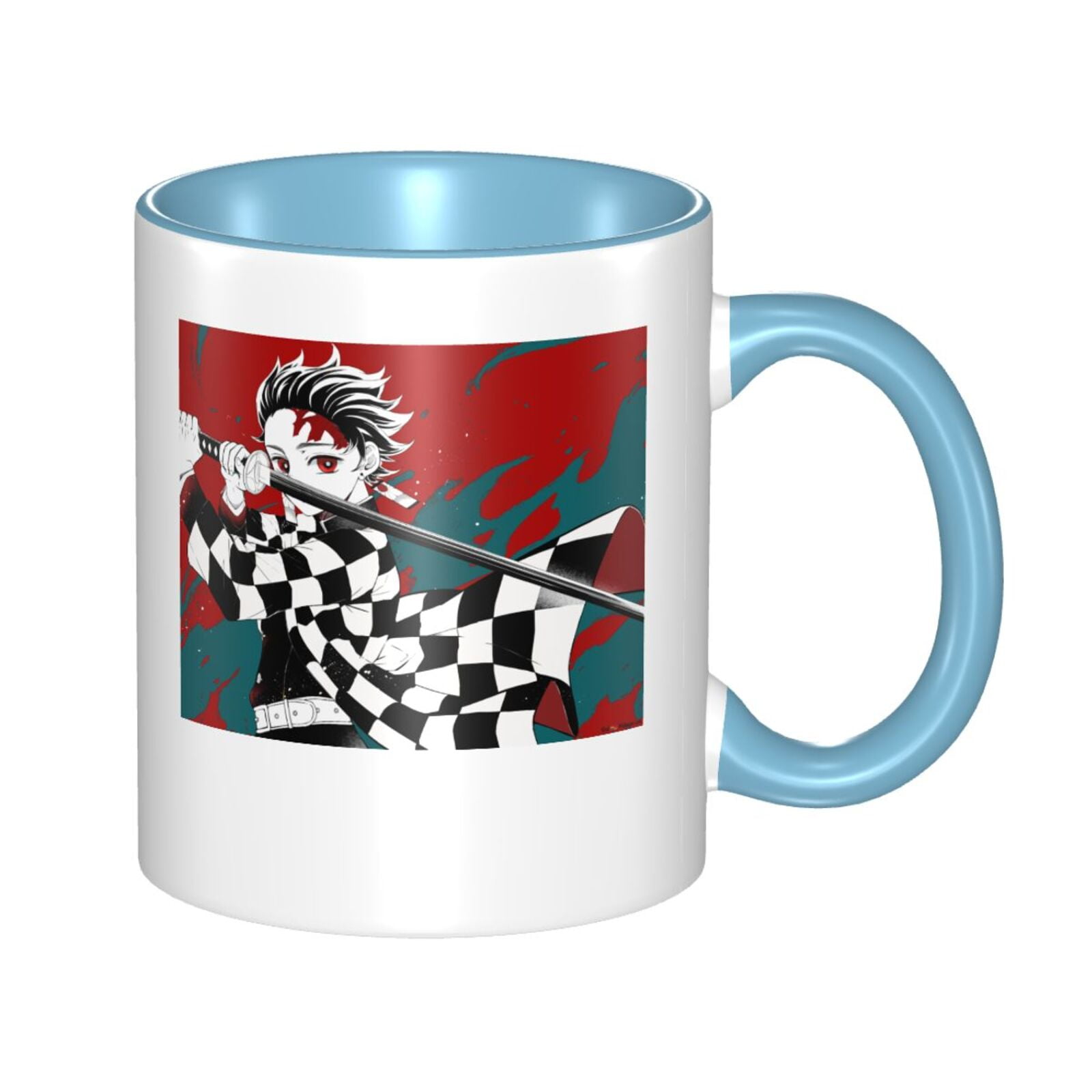 Demon Slayer Tanjiro Kamado Ceramic Magic Coffee Mug , Tea Cup 11 Oz ...