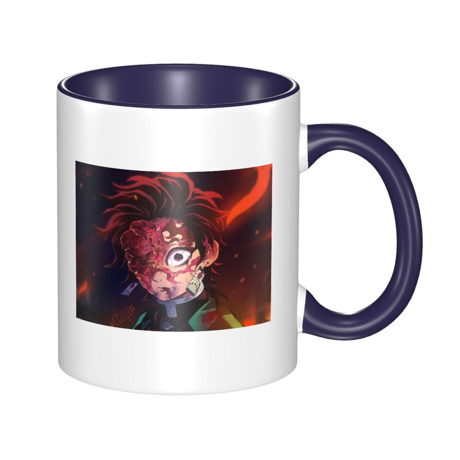 Demon Slayer Tanjiro Kamado Ceramic Magic Coffee Mug , Tea Cup 11 Oz ...