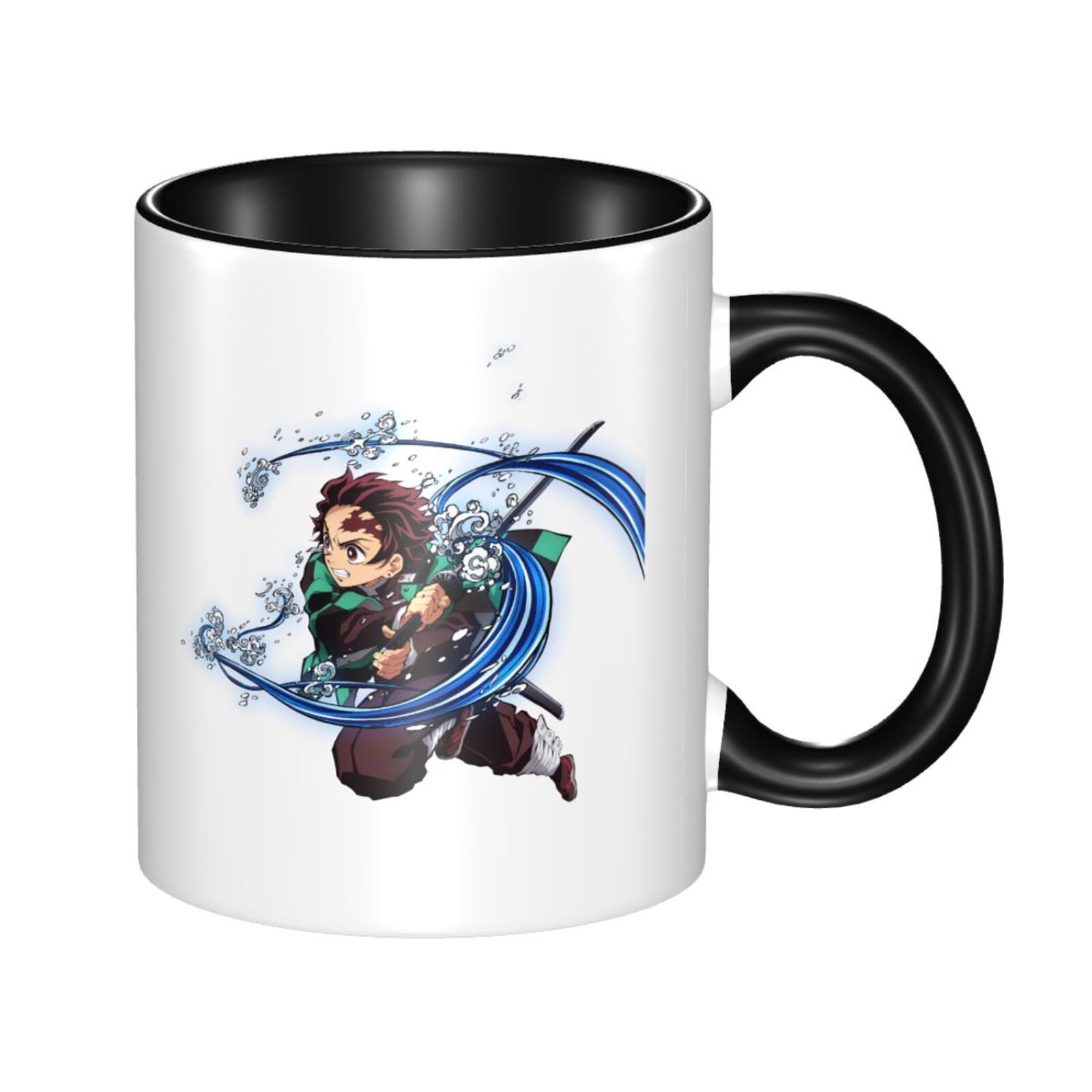 Demon Slayer Tanjiro Kamado Ceramic Magic Coffee Mug , Tea Cup 11 Oz ...