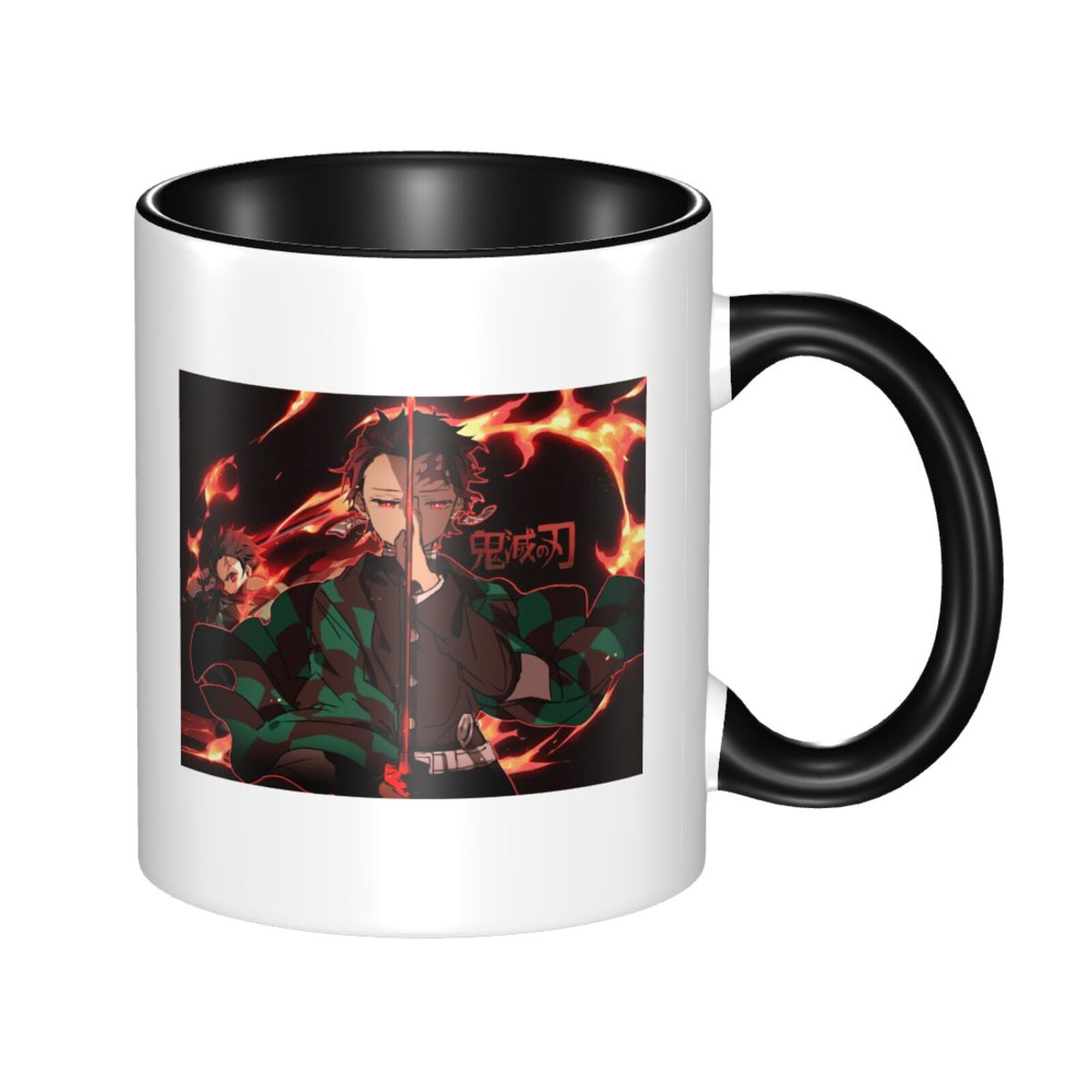 Demon Slayer Tanjiro Kamado Ceramic Magic Coffee Mug , Tea Cup 11 Oz ...