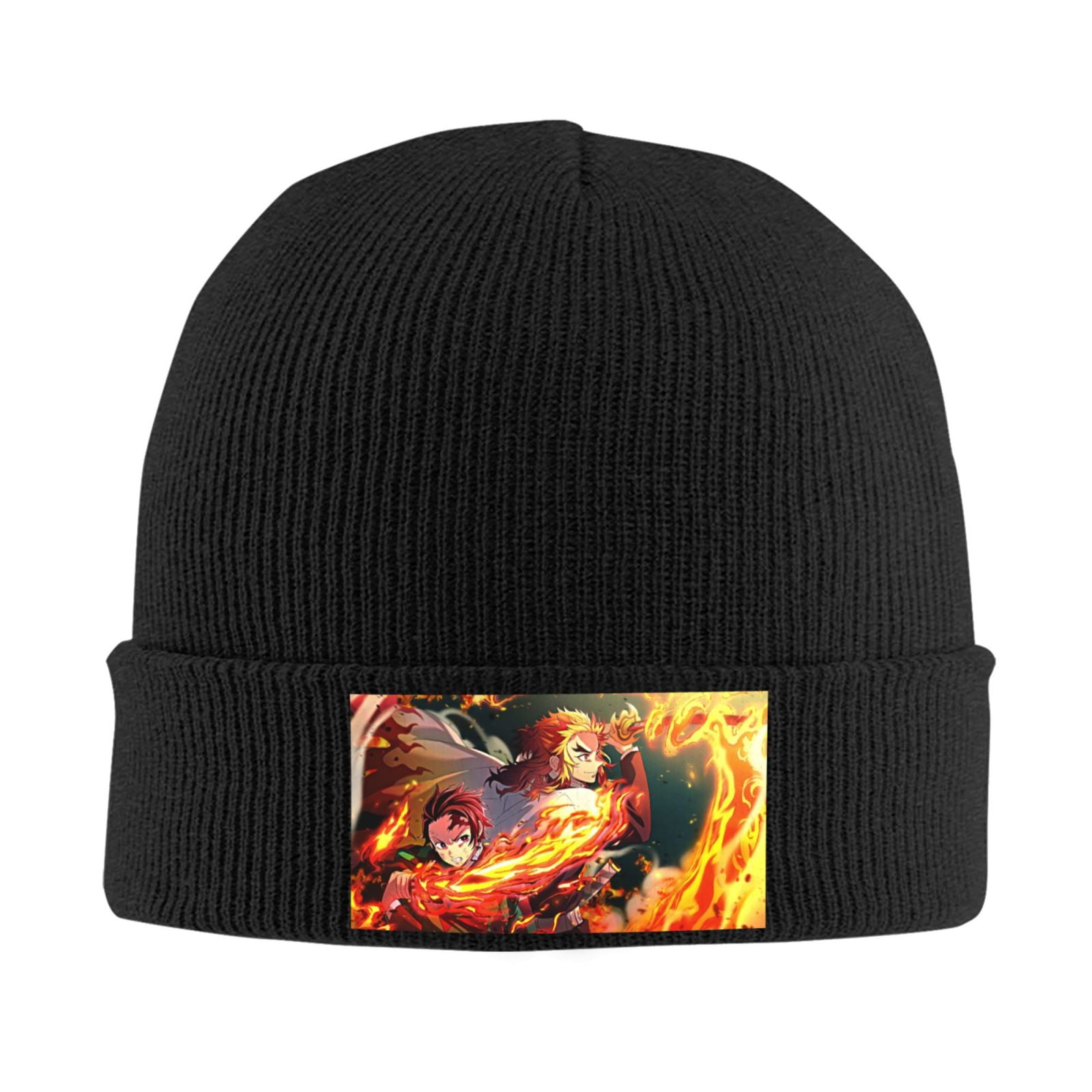 Demon Slayer Tanjiro Kamado Knit Hat Winter Warm Hat Fashion Casual ...