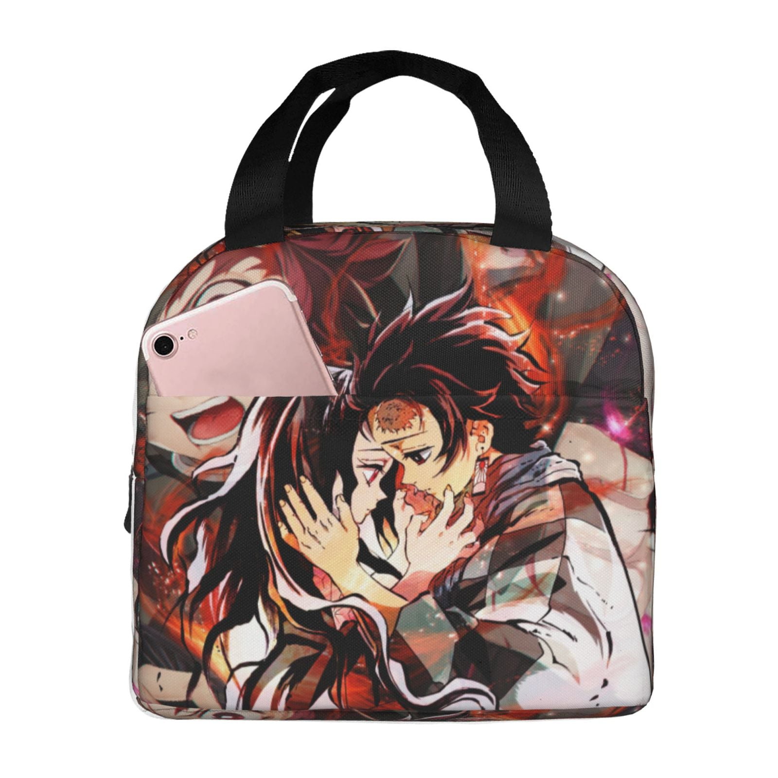 Demon Slayer Tanjiro Kamado Lunch Box Insulated Lunch Bag For Women Or ...