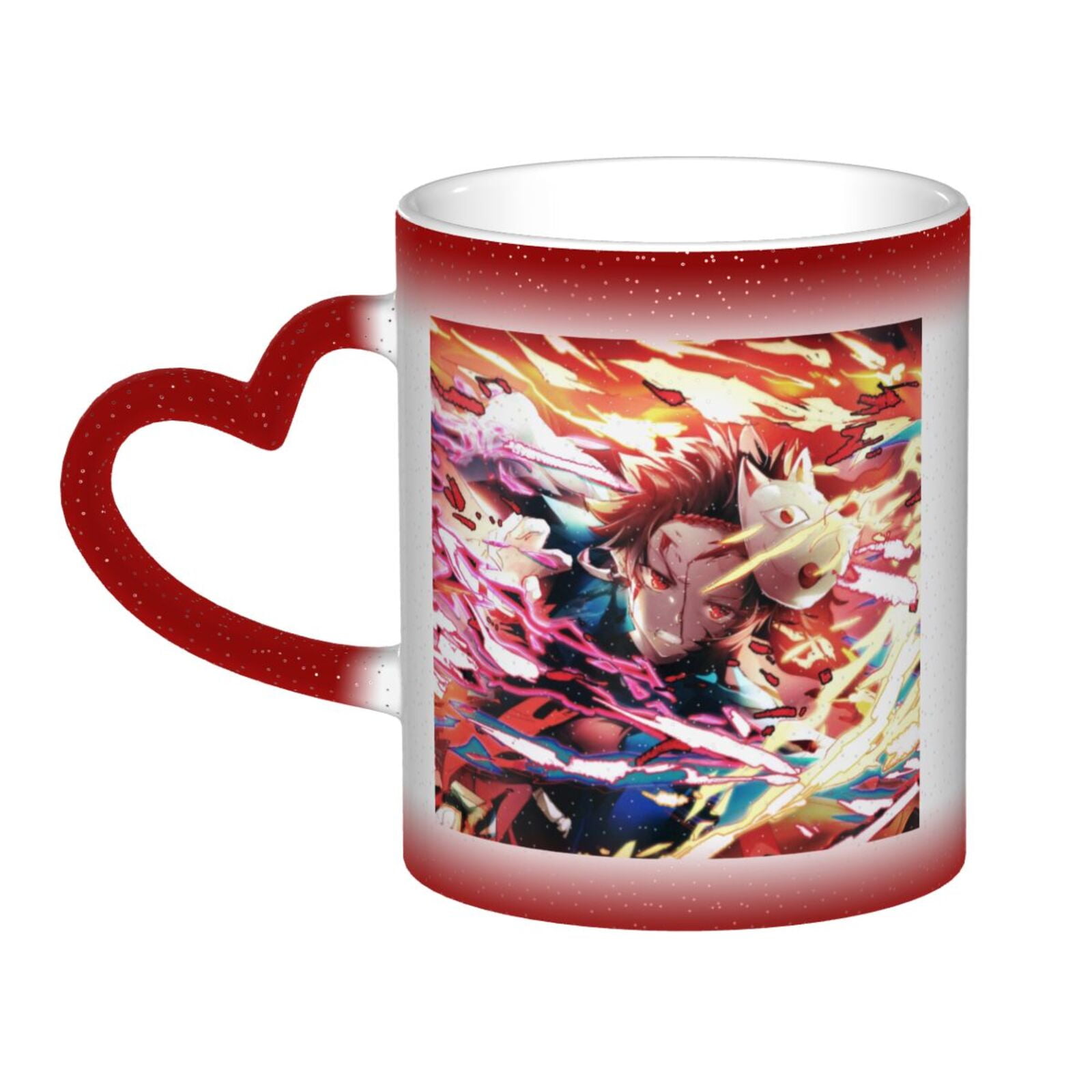 Demon Slayer Tanjiro Kamado Mug Color Changing Coffee Mug Ceramic Heat ...