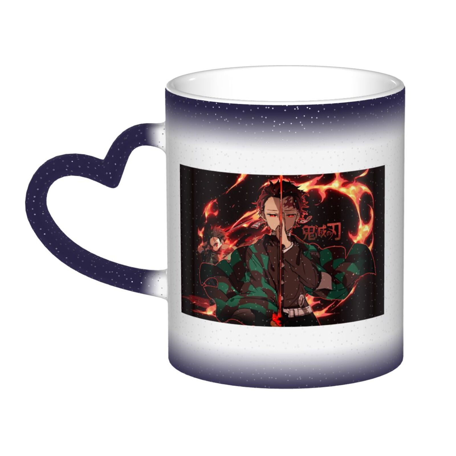 Demon Slayer Tanjiro Kamado Mug Color Changing Coffee Mug Ceramic Heat ...