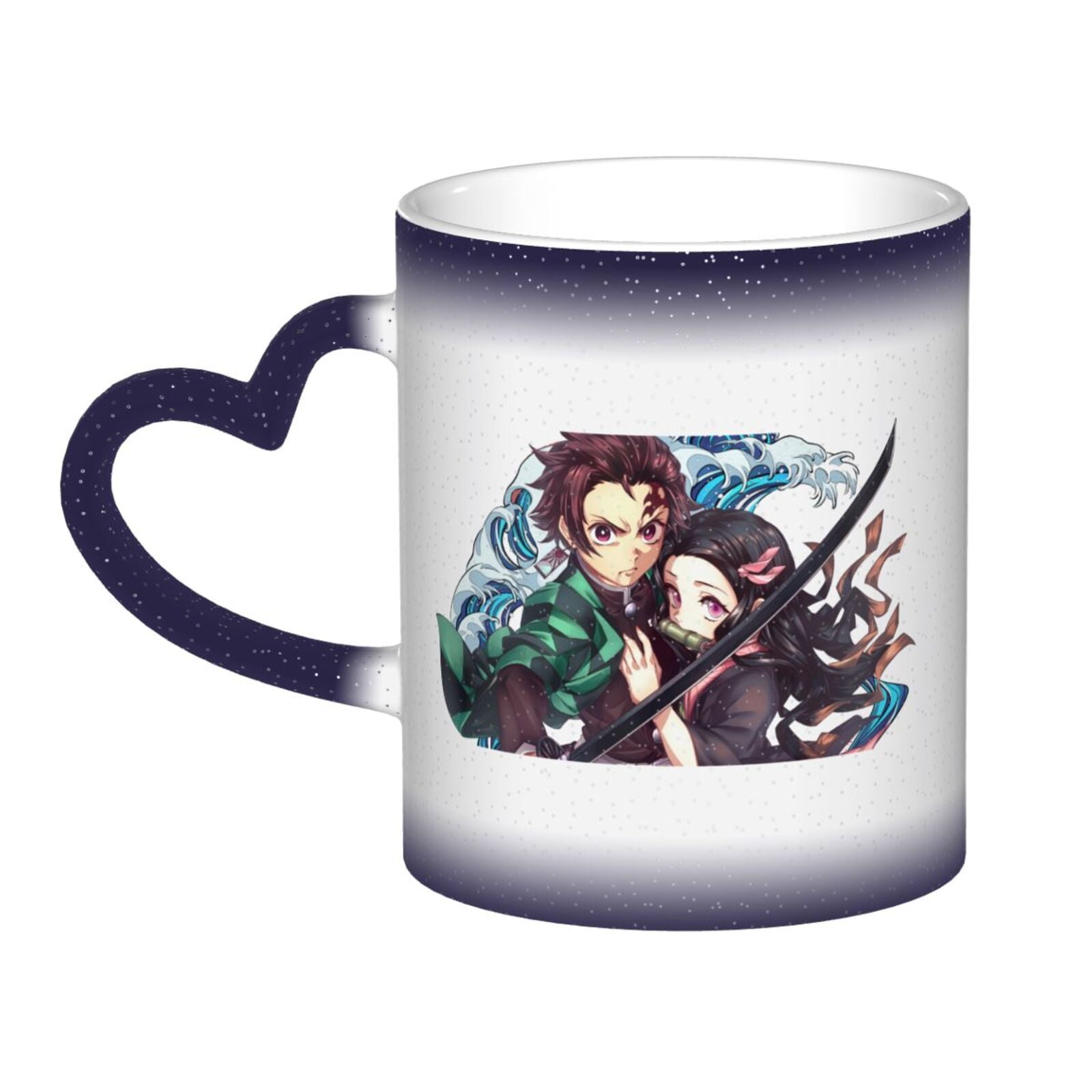 Demon Slayer Tanjiro Kamado Mug Color Changing Coffee Mug Ceramic Heat ...