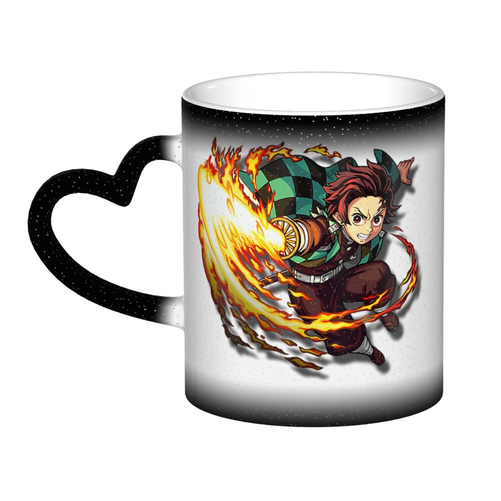 Demon Slayer Tanjiro Kamado Mug Color Changing Coffee Mug Ceramic Heat ...