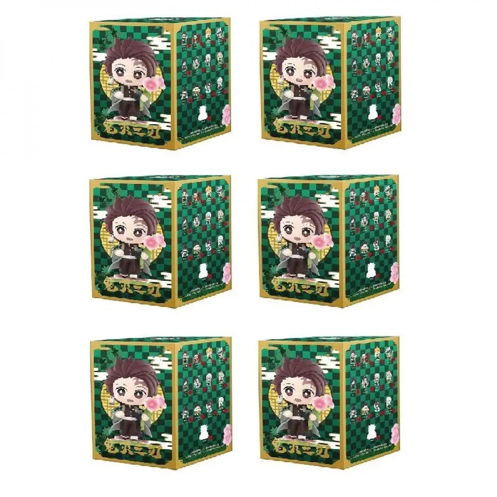 Demon Slayer Tanjiro Kamado Nezuko anime cartoon figure blind box ...