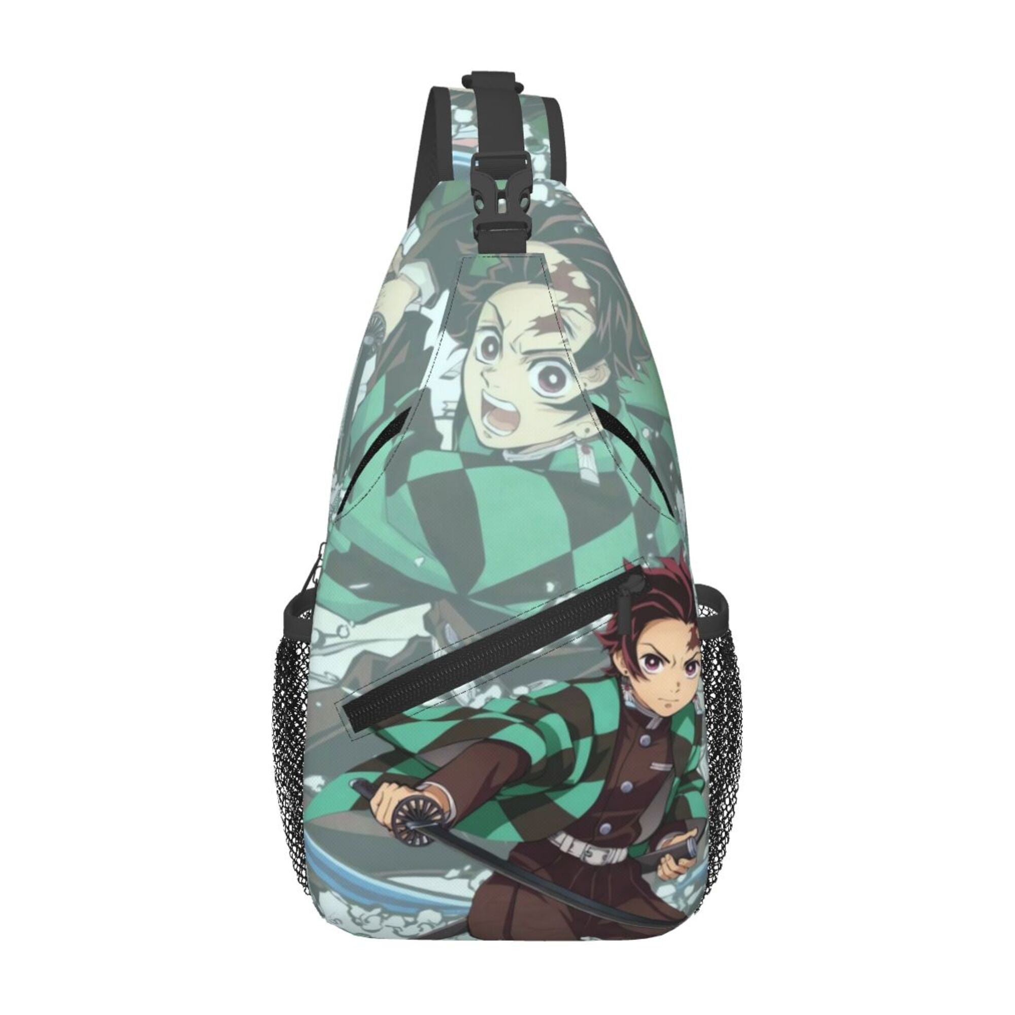 Demon Slayer Tanjiro Kamado Sling Bag Crossbody Sling Backpack Chest ...