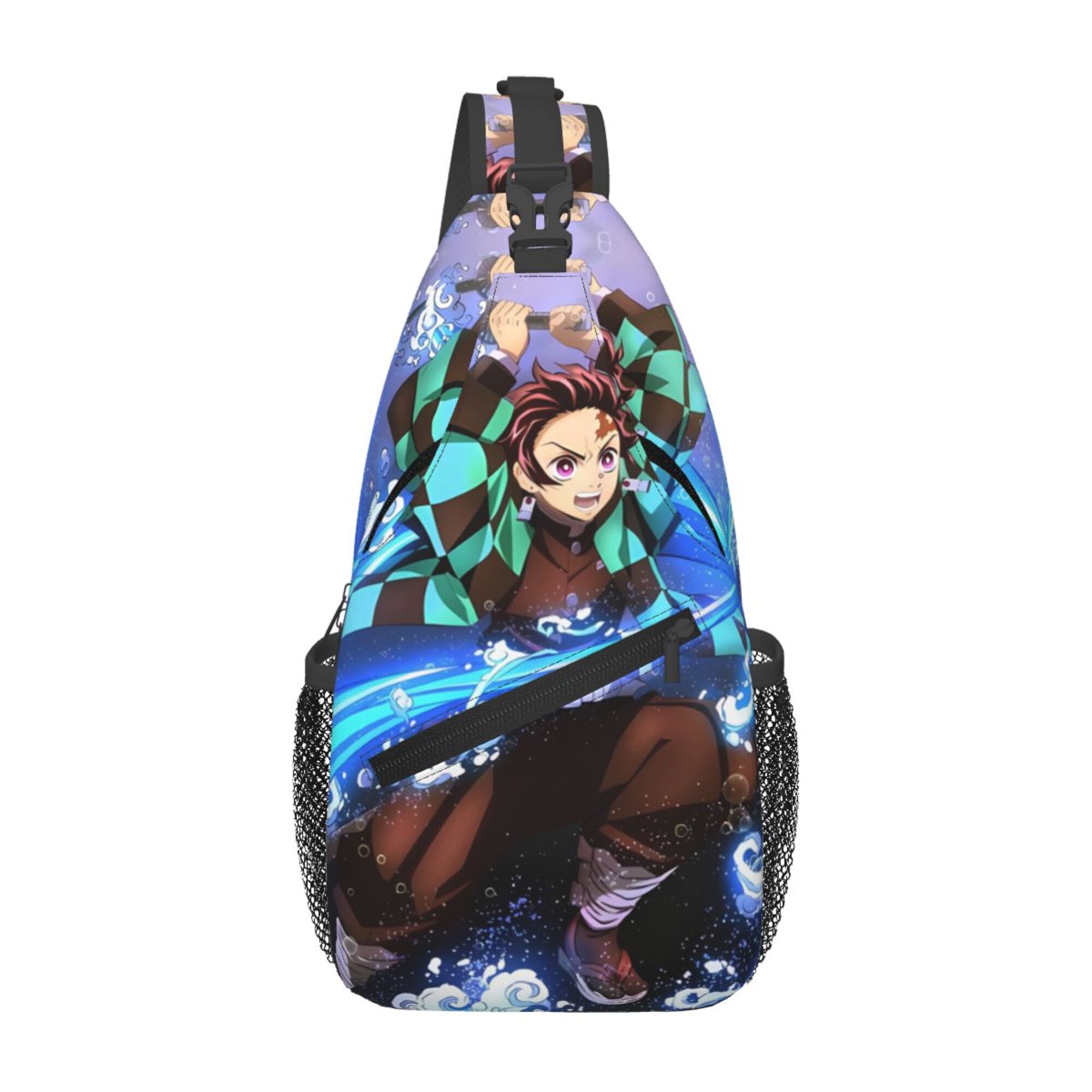 Demon Slayer Tanjiro Kamado Sling Bag Crossbody Sling Backpack Chest ...