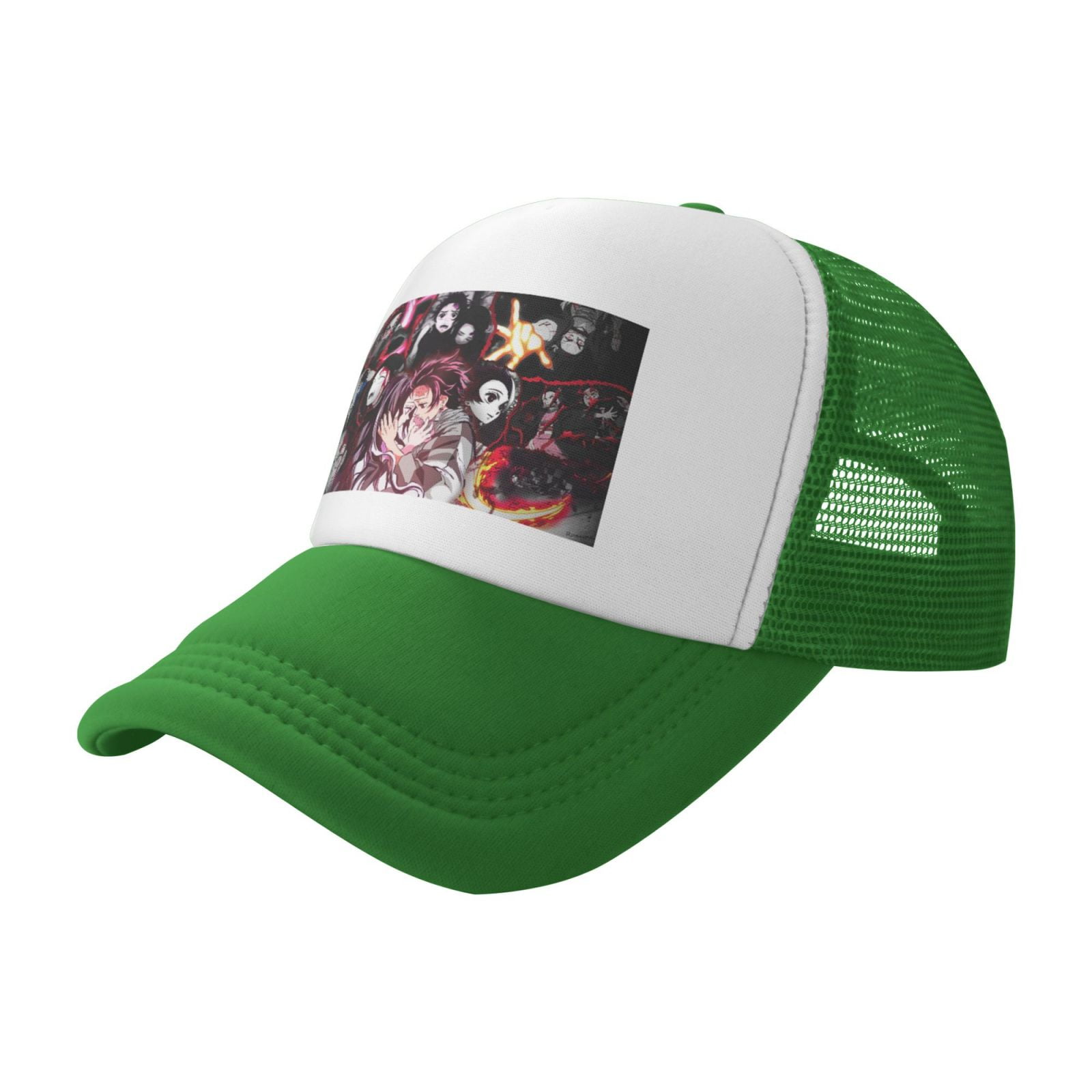 Demon Slayer Tanjiro Kamado Trucker Hat Unisex Sports Baseball Cap ...