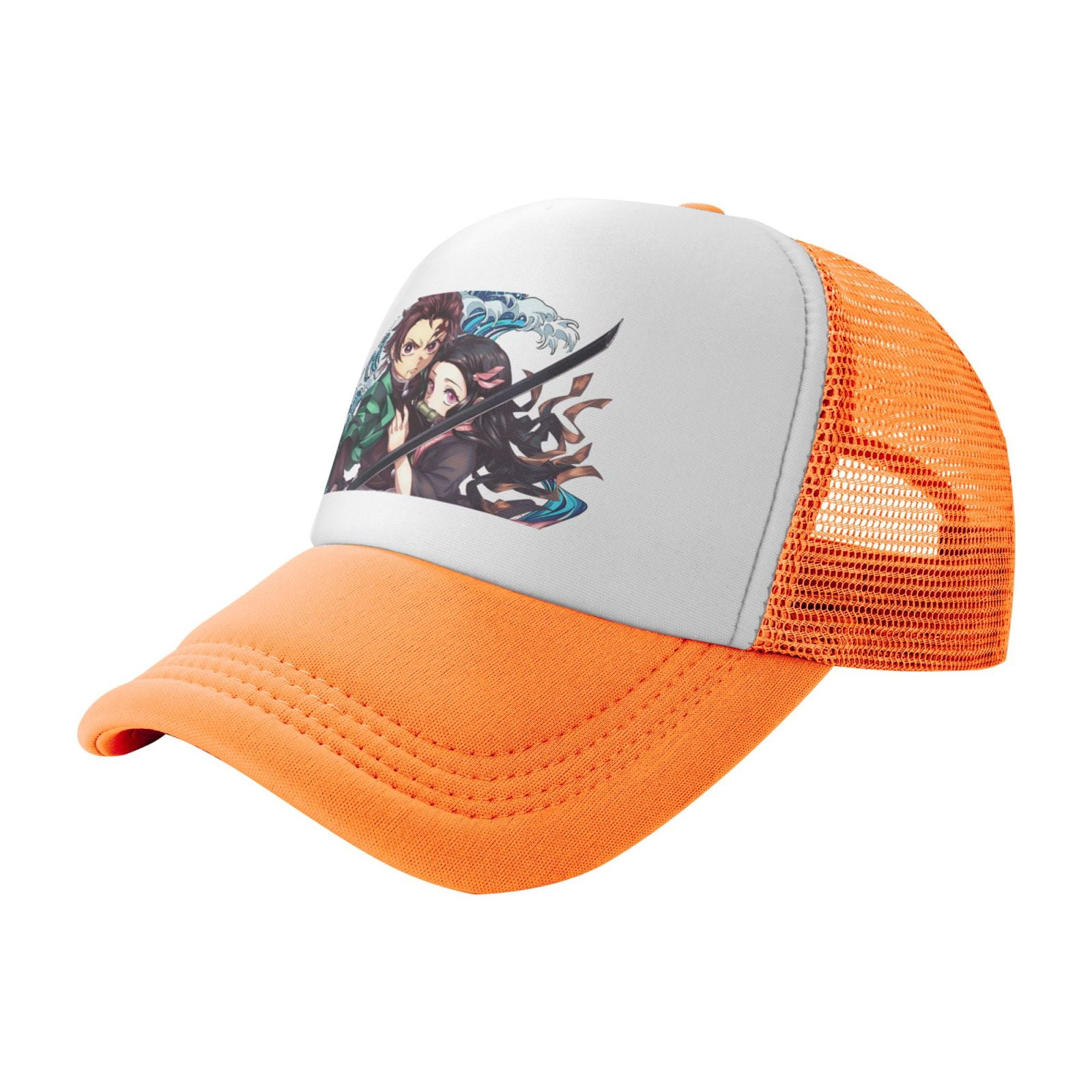 Demon Slayer Tanjiro Kamado Trucker Hat Unisex Sports Baseball Cap ...