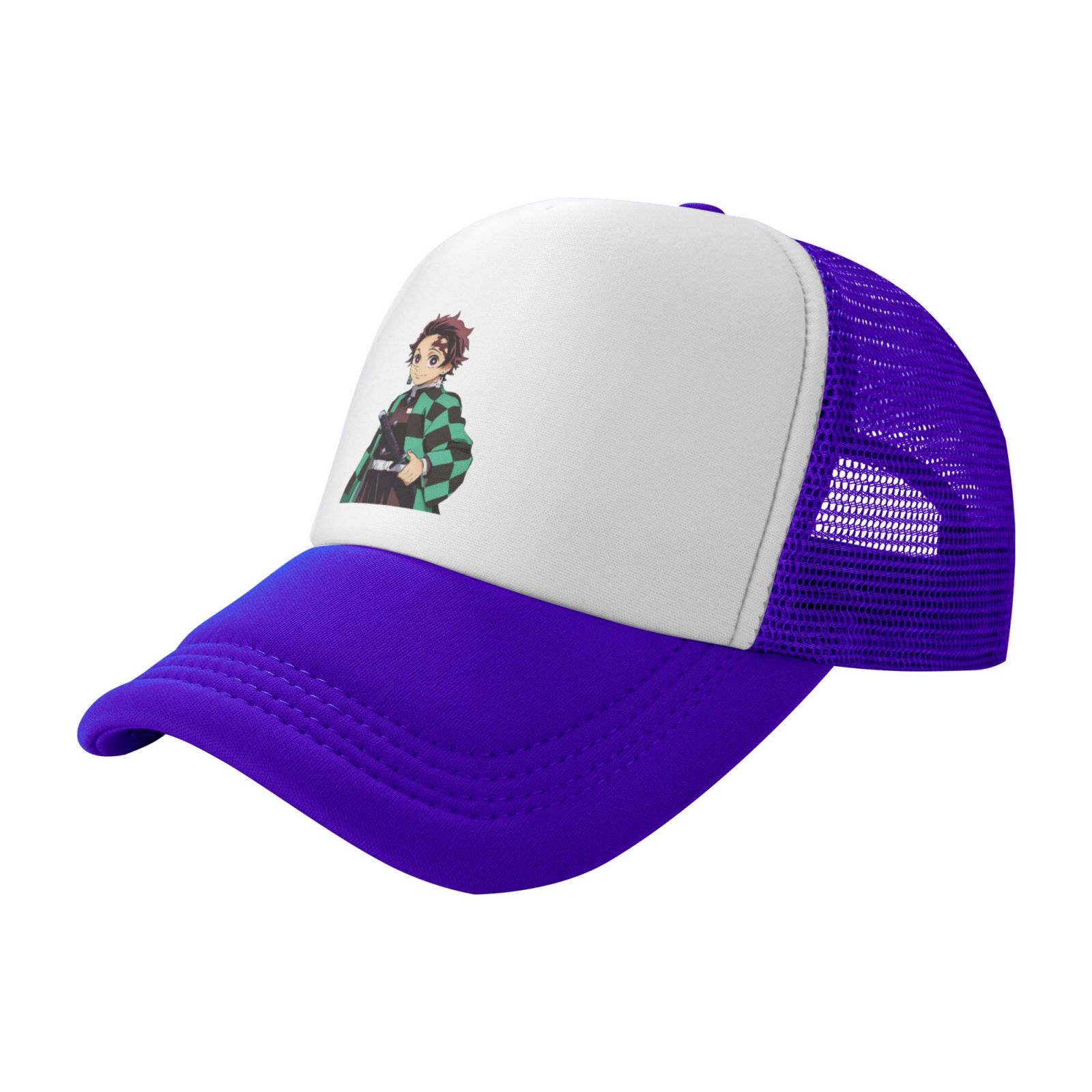 Demon Slayer Tanjiro Kamado Trucker Hat Unisex Sports Baseball Cap ...