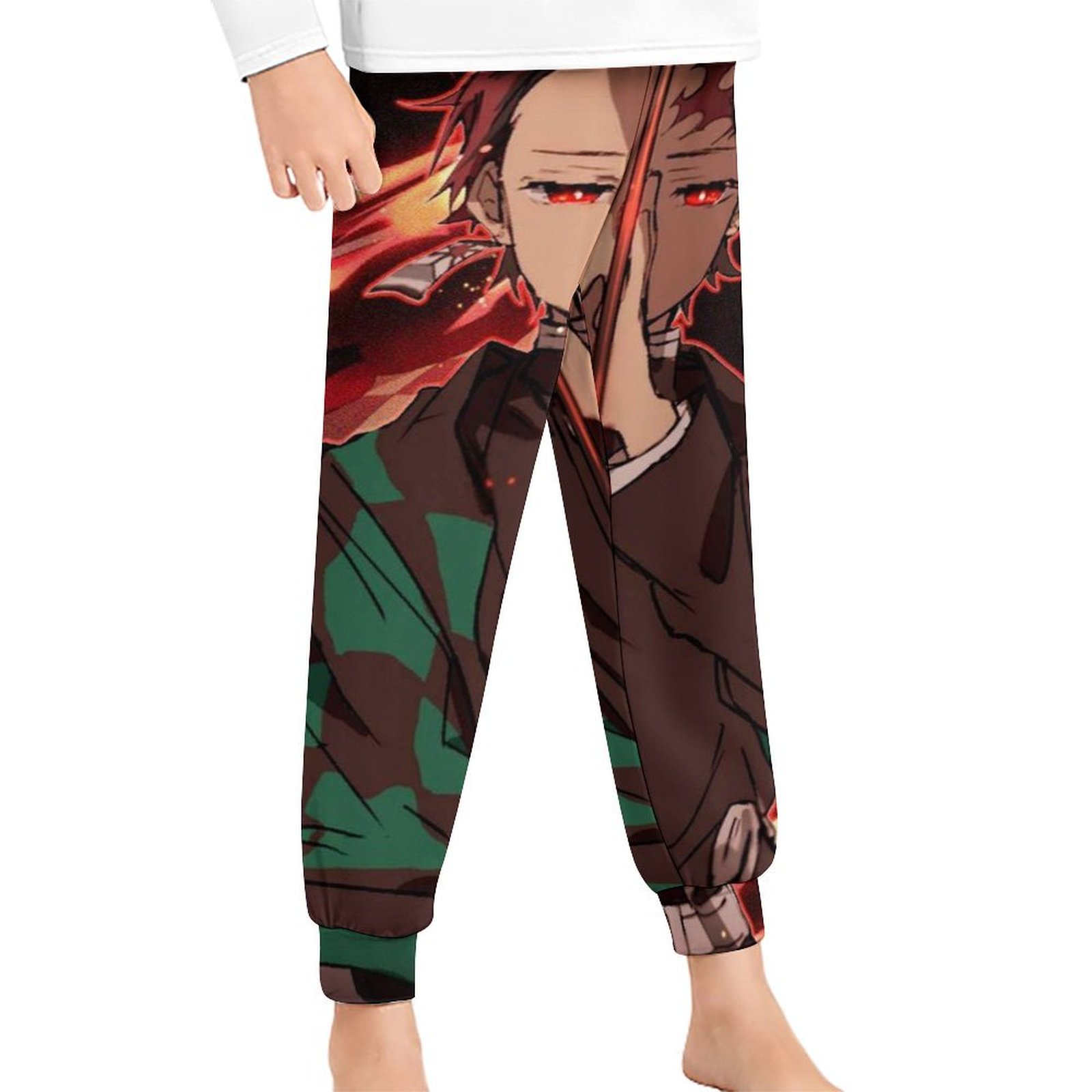 Demon Slayer Tanjiro Kid's Pajamas Sleep Bottoms Sleepwear Comfy Cozy ...
