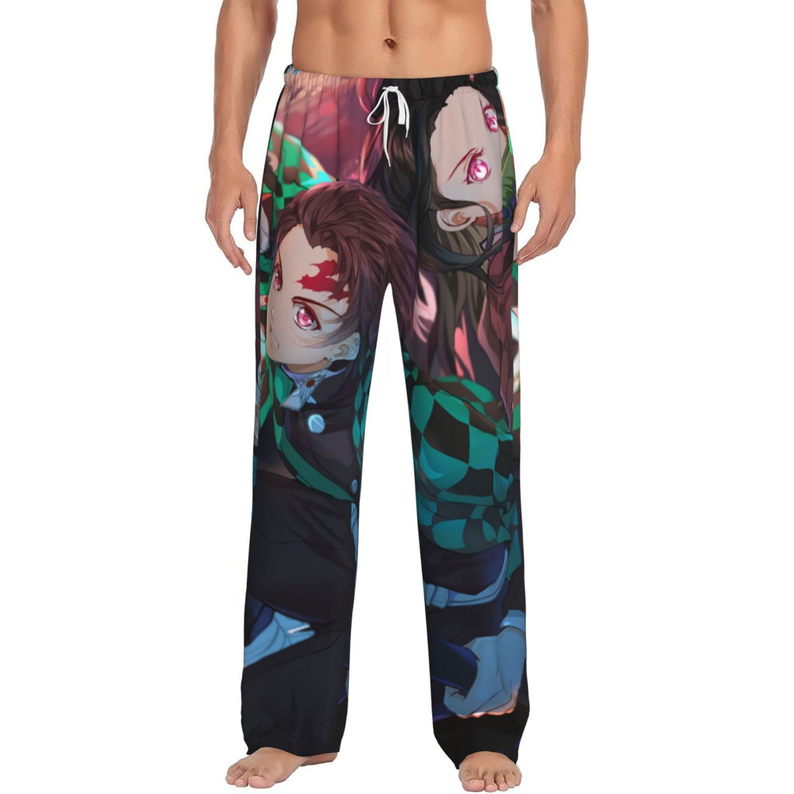 Demon Slayer Tanjiro Nezuko Men's Pajama Pants Lounge Fashion Daily ...