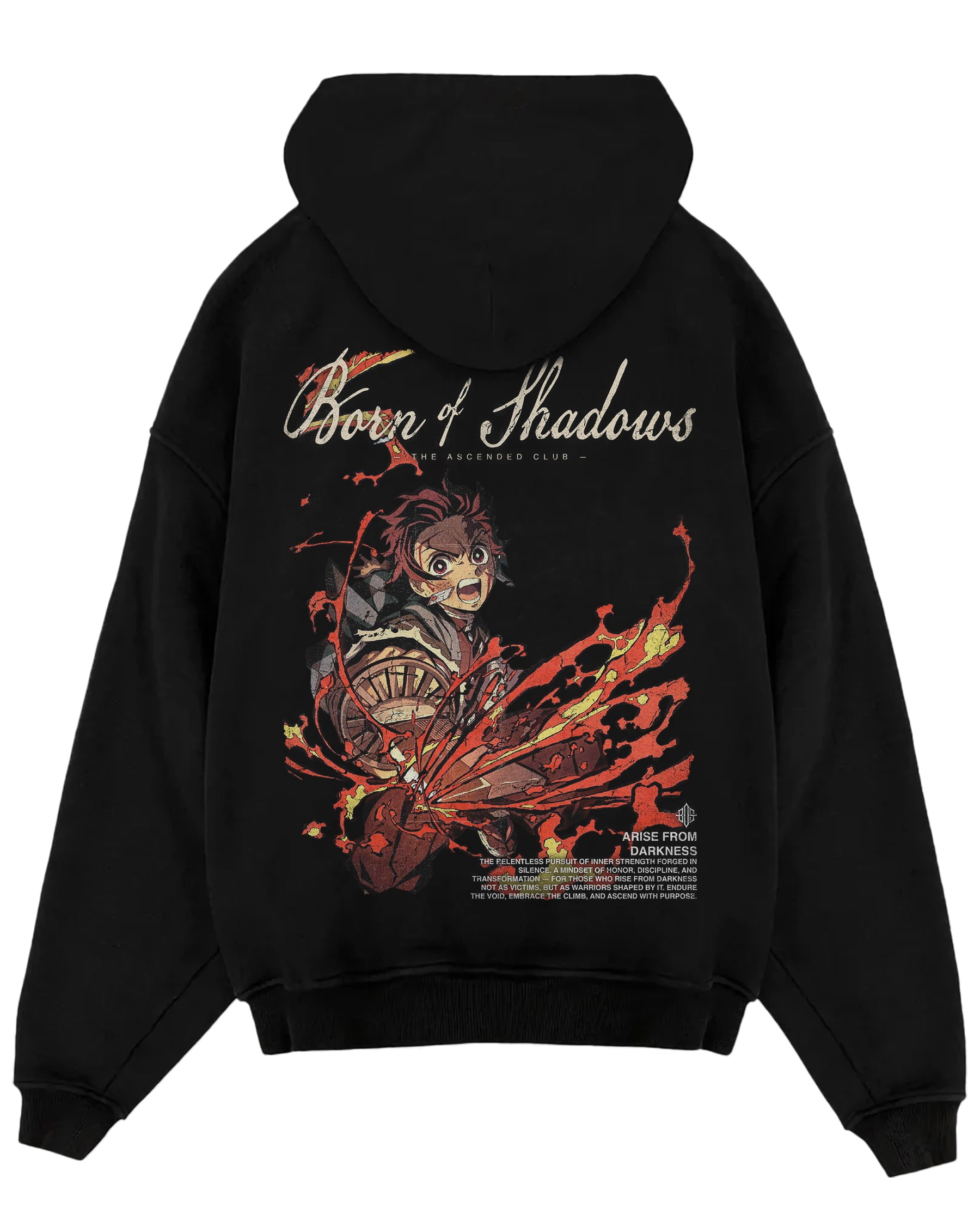 Demon Slayer 'Tanjiro' Oversized Hoodie, Comfort Fleece Hoodie ...