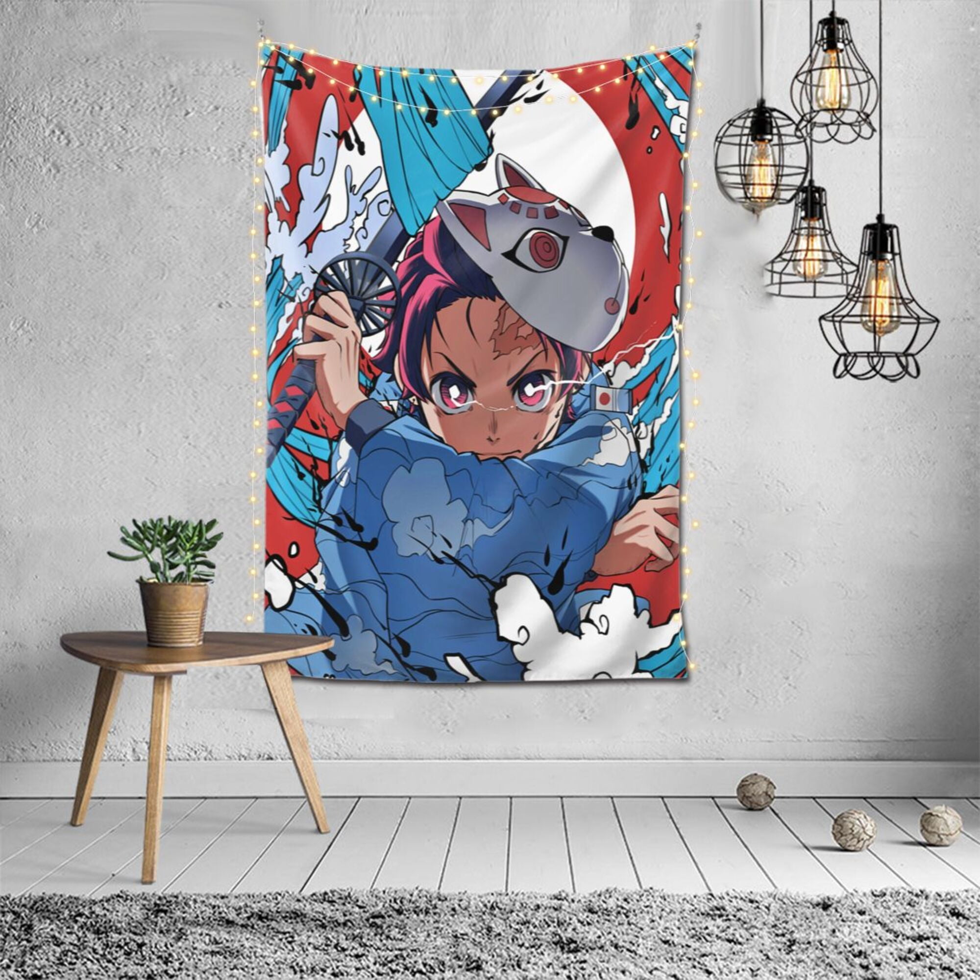 Demon Slayer Tapestry Aesthetic Cute Room Decor Tapestry Birthday ...