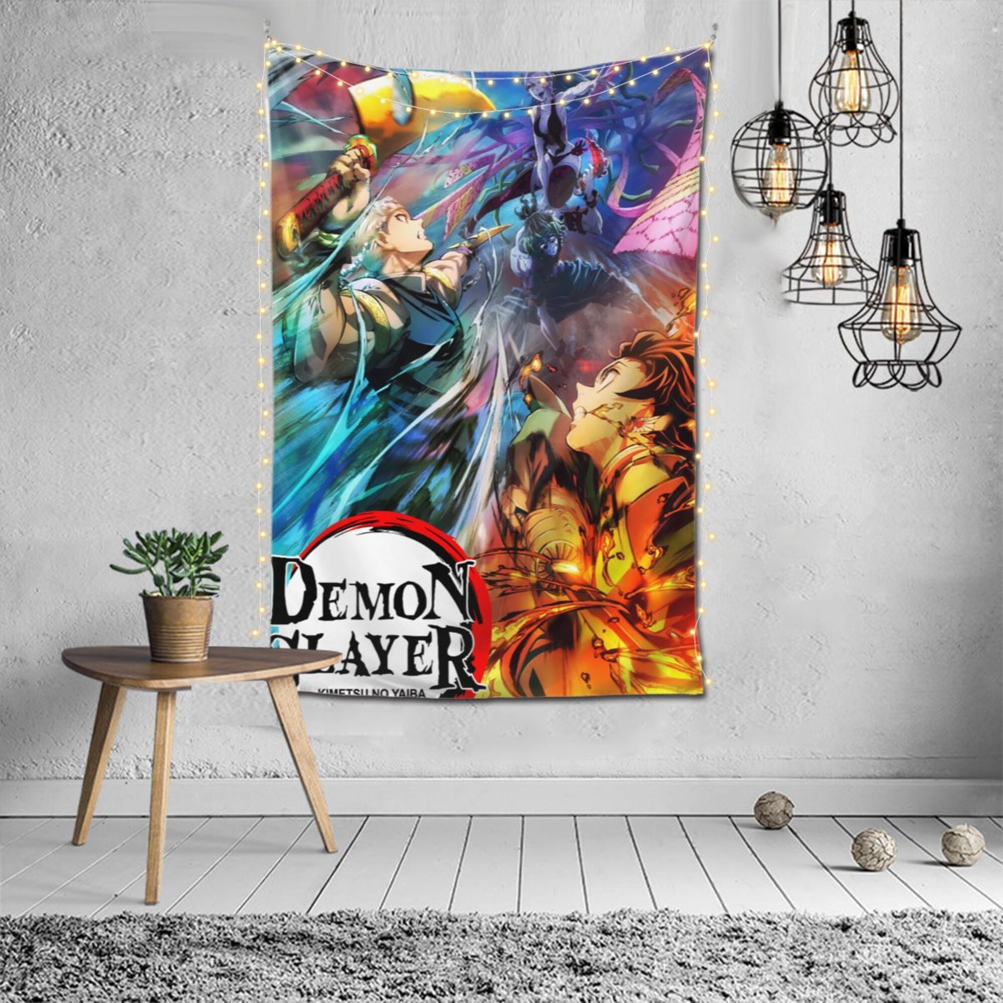Demon Slayer Tapestry Aesthetic Cute Room Decor Tapestry Birthday ...