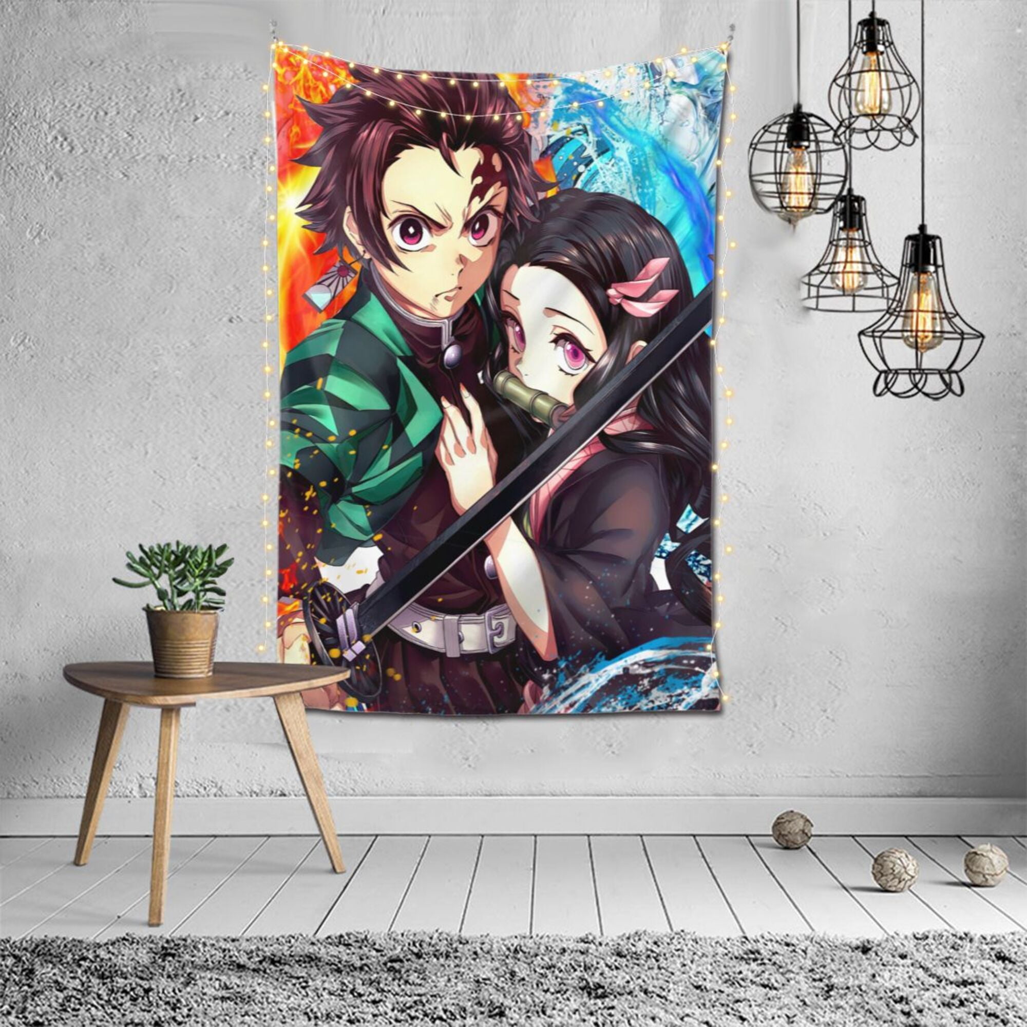 Demon Slayer Tapestry Aesthetic Cute Room Decor Tapestry Birthday ...