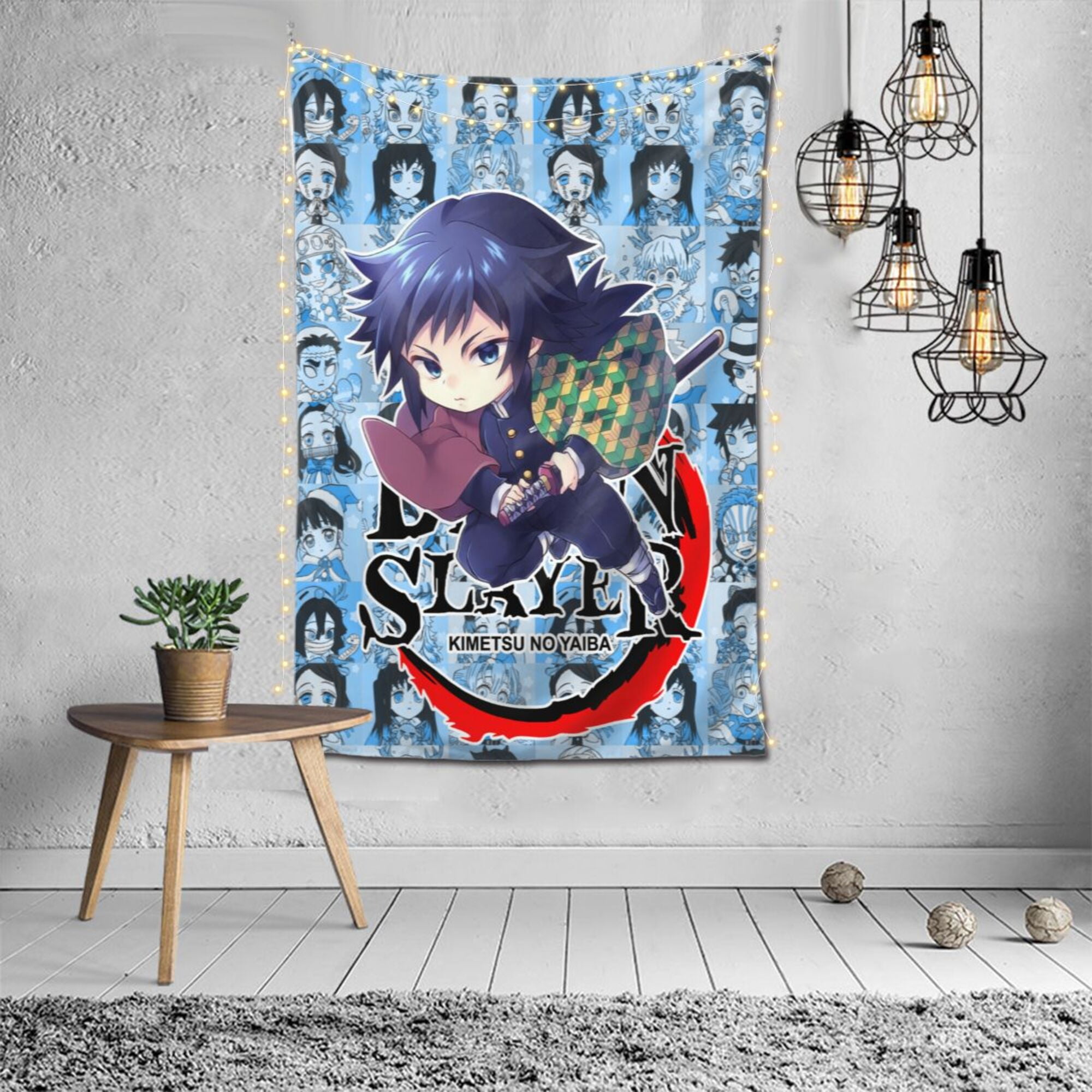 Demon Slayer Tapestry Aesthetic Cute Room Decor Tapestry Birthday ...