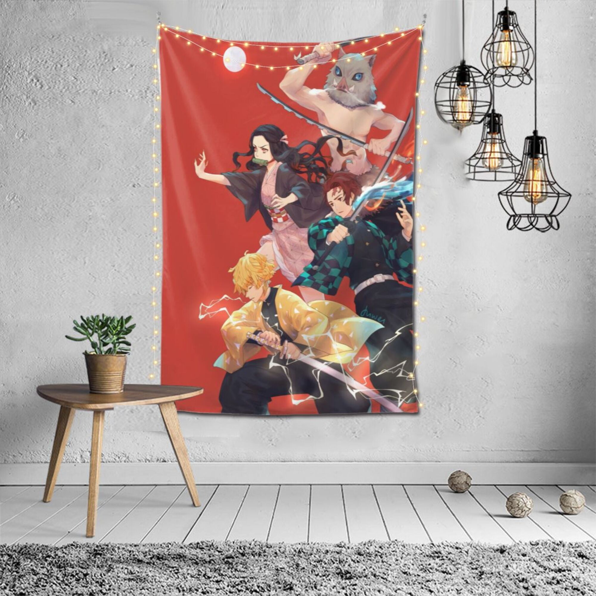 Demon Slayer Tapestry Aesthetic Cute Room Decor Tapestry Birthday ...