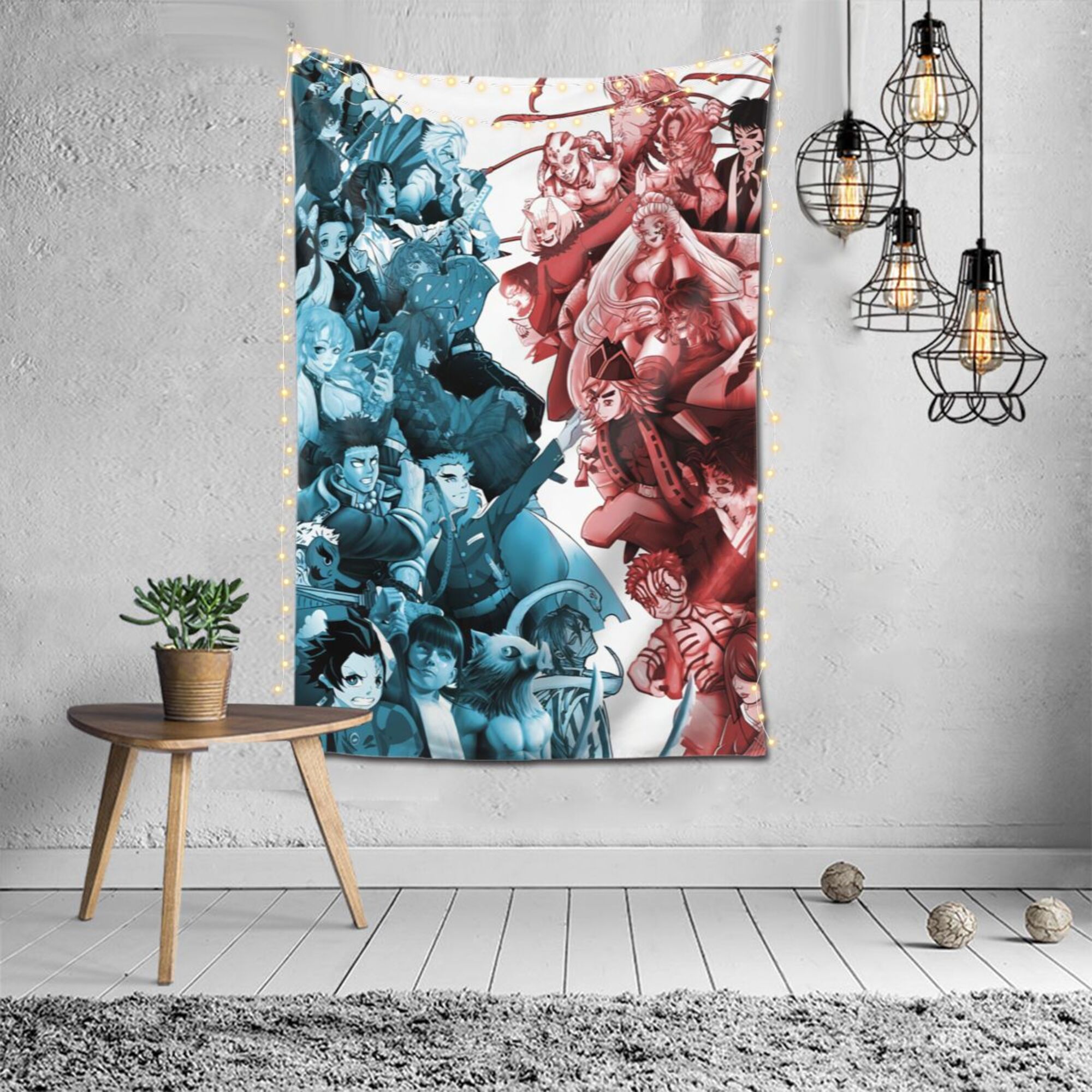 Demon Slayer Tapestry Aesthetic Cute Room Decor Tapestry Birthday ...