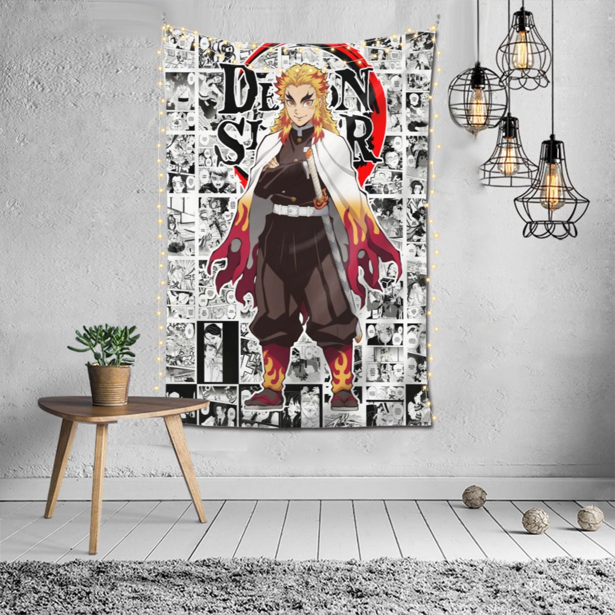Demon Slayer Tapestry Aesthetic Cute Room Decor Tapestry Birthday ...