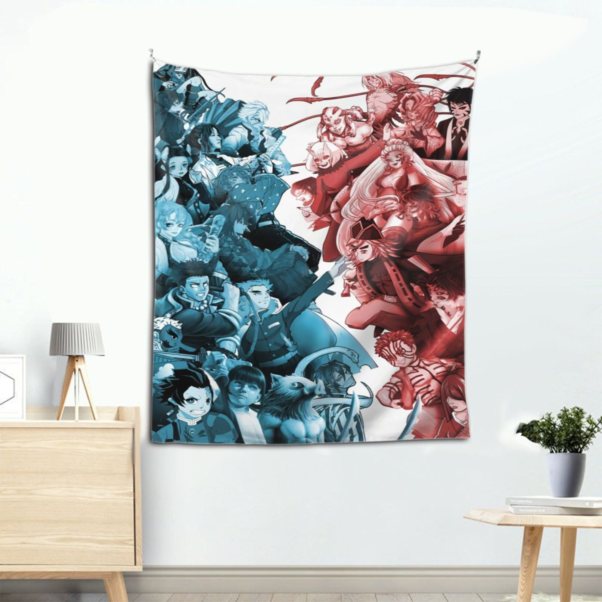Demon Slayer Tapestry Aesthetic Cute Room Decor Tapestry Birthday ...