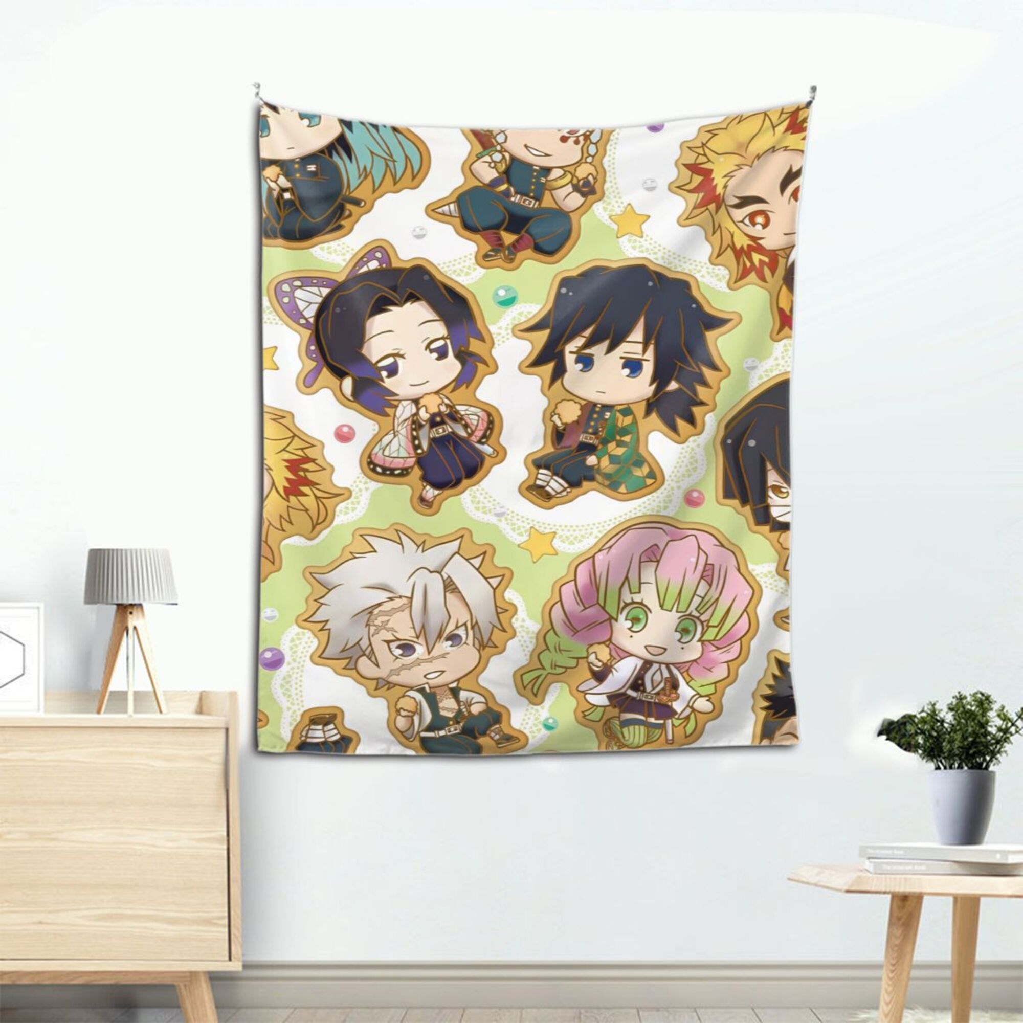 Demon Slayer Tapestry Aesthetic Cute Room Decor Tapestry Birthday ...