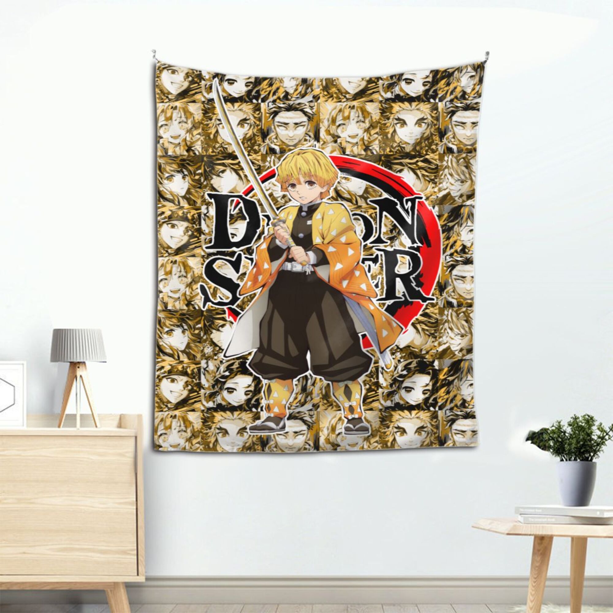 Demon Slayer Tapestry Aesthetic Cute Room Decor Tapestry Birthday ...