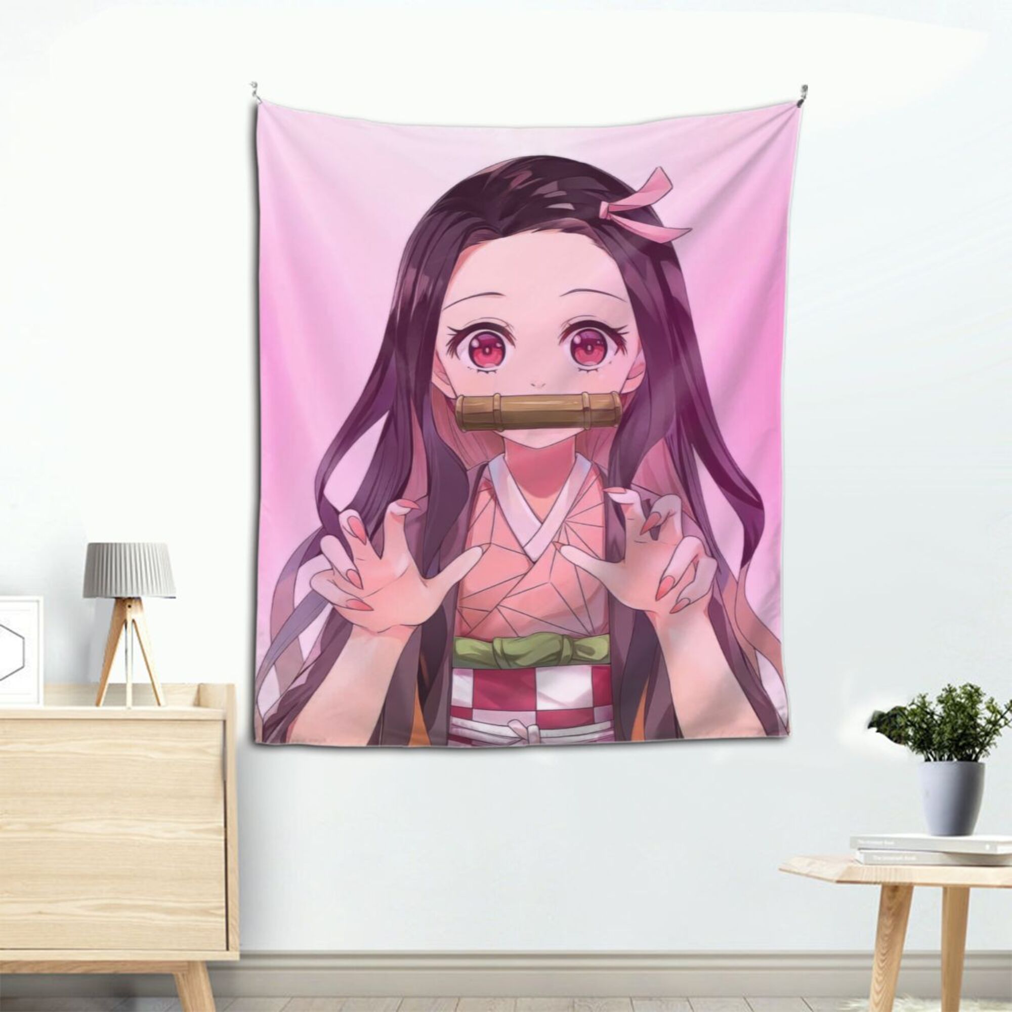 Demon Slayer Tapestry Aesthetic Cute Room Decor Tapestry Birthday ...